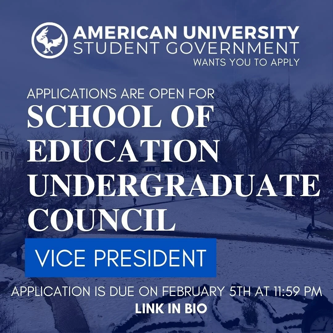 What We Do — American University Student Government