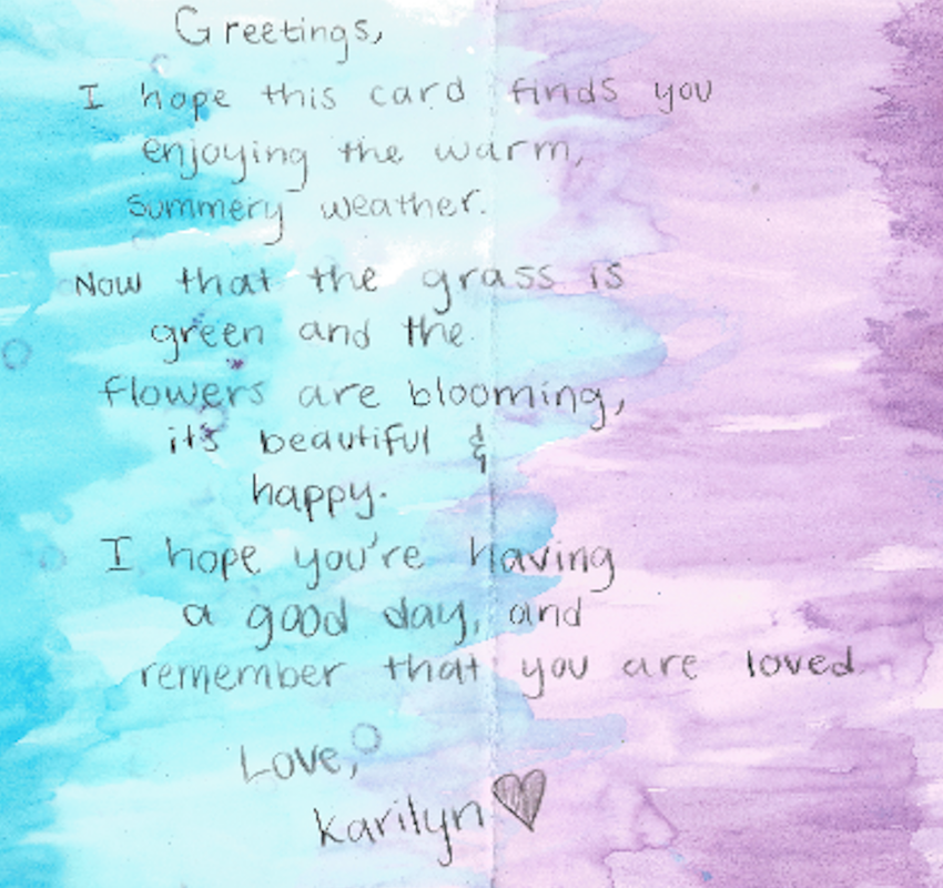 Letters of Love — Love for the Elderly