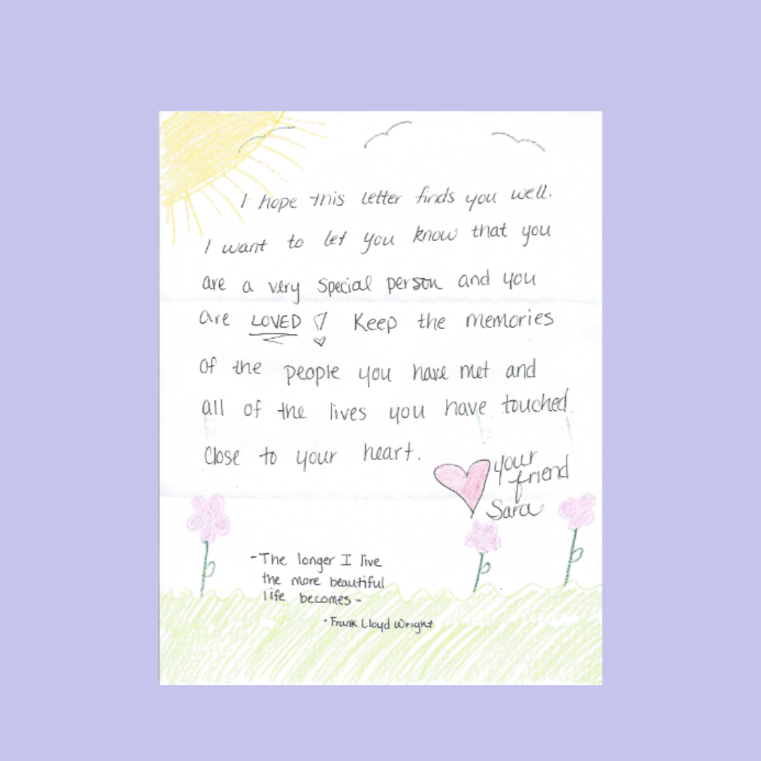 Letters — Love For Our Elders