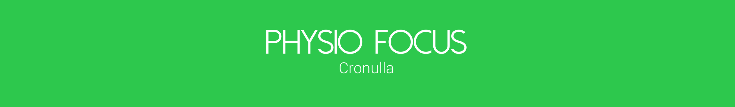 Cronulla — Physio Focus