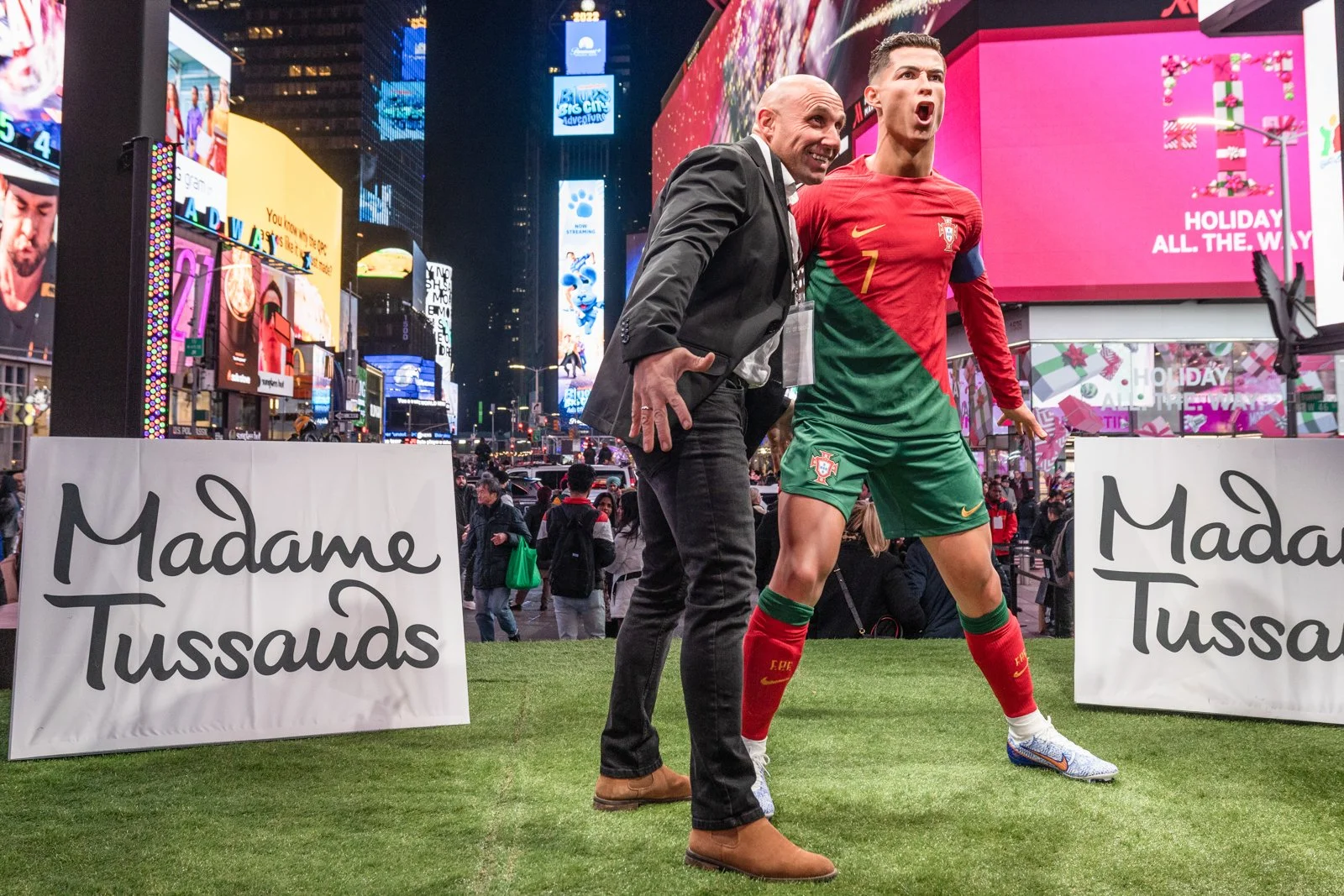 Madame Tussauds Cristiano Ronaldo “Time Square Takeover” — iDEKO