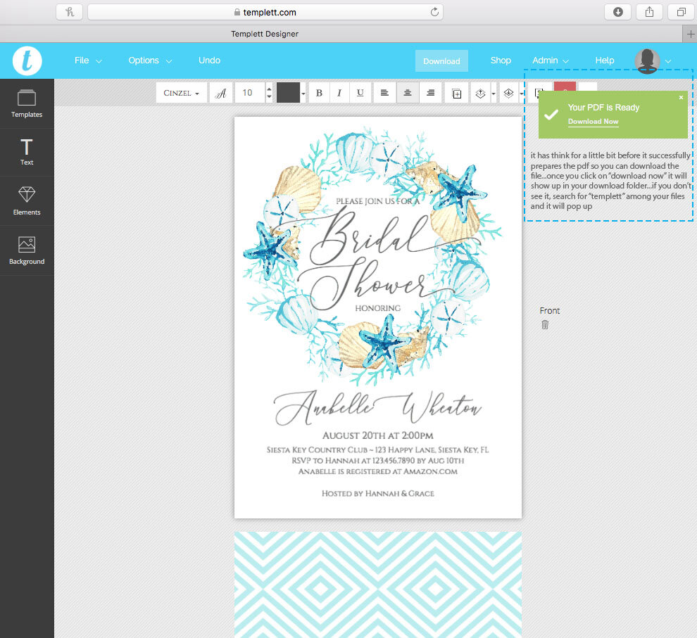 How to Edit and Print a Template using Templett - Part 1 in Templett ...