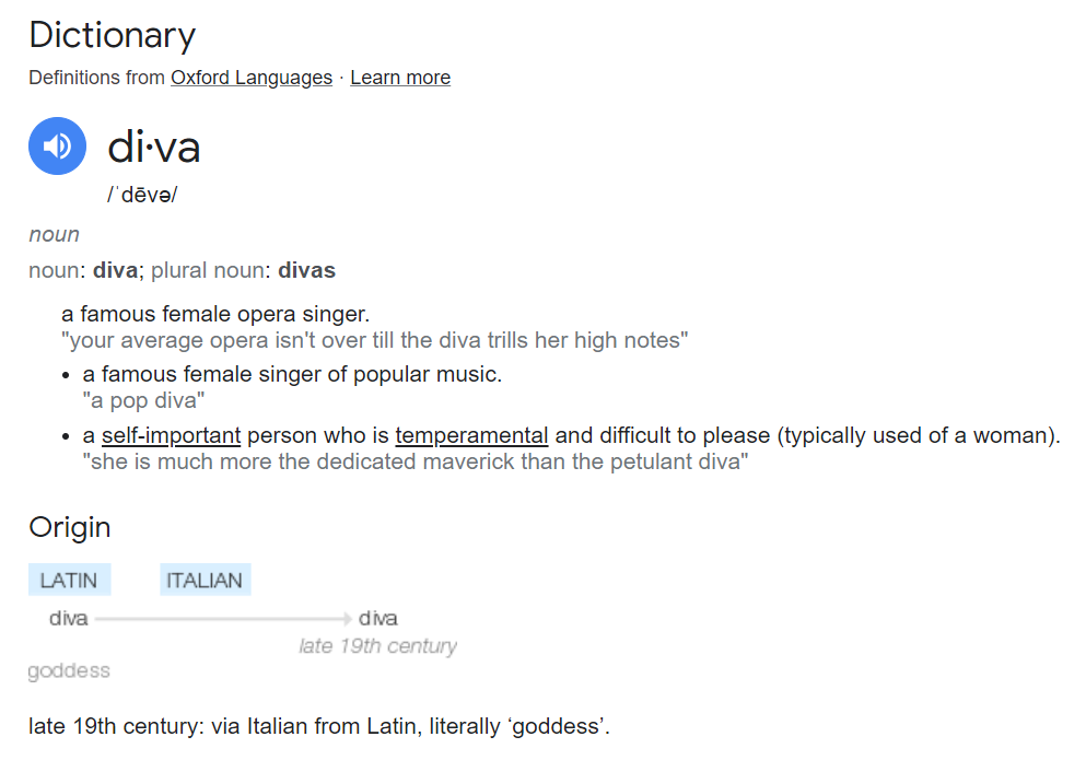 Being a Diva — Adi Denner