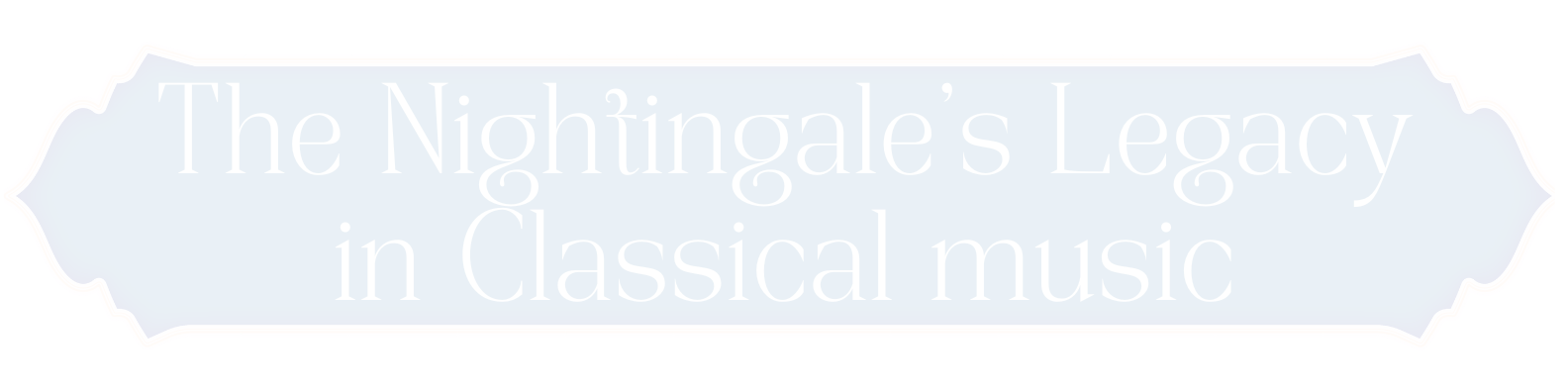 The Nightingale's Legacy in Classical music — Adi Denner