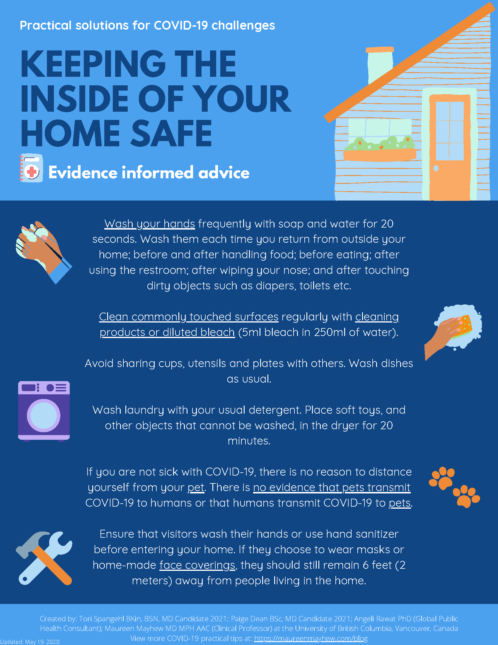 Keep your home safe when no one is sick — Maureen Mayhew