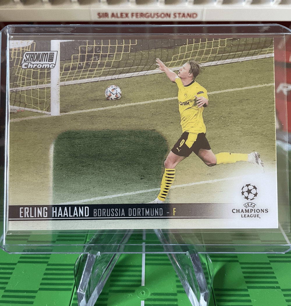 Erling Haaland Soccer Cards - Autonomously Driving