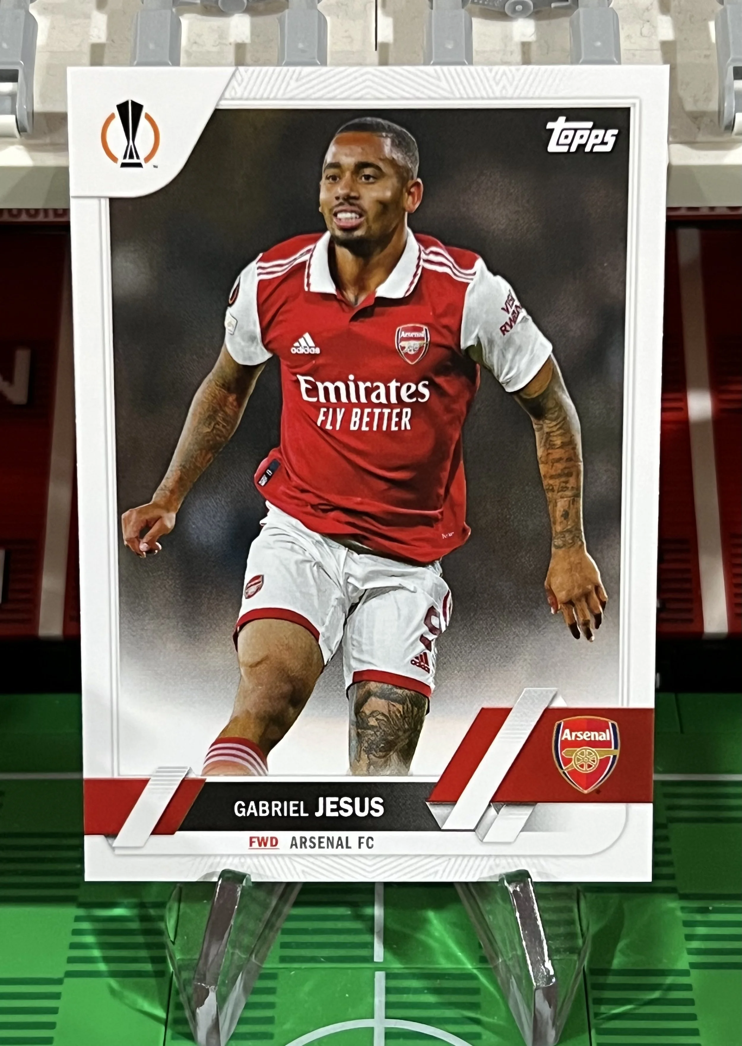 Arsenal FC 2023 Topps UEFA Club Competitions Cards - Autonomously Driving