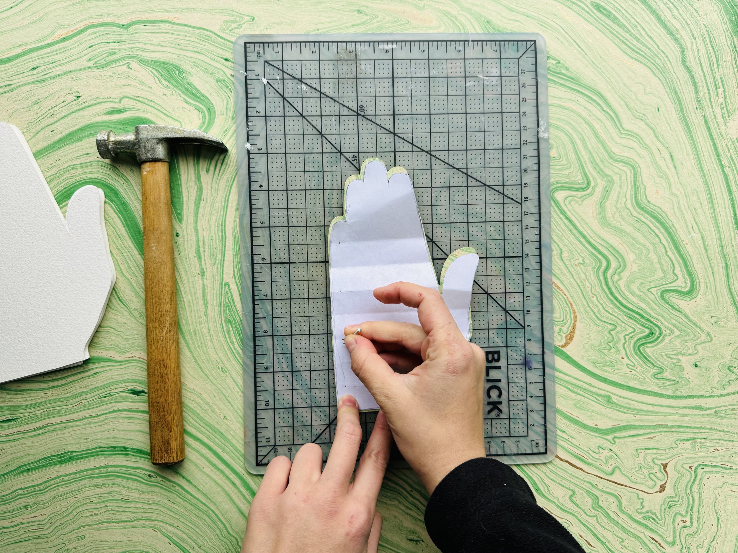 DIY Hand-Shaped Book — Olivia Sua