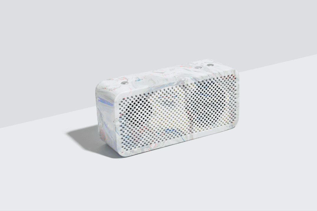 Earth-Friendly Sustainable Portable Speakers, made from plastic bags ...