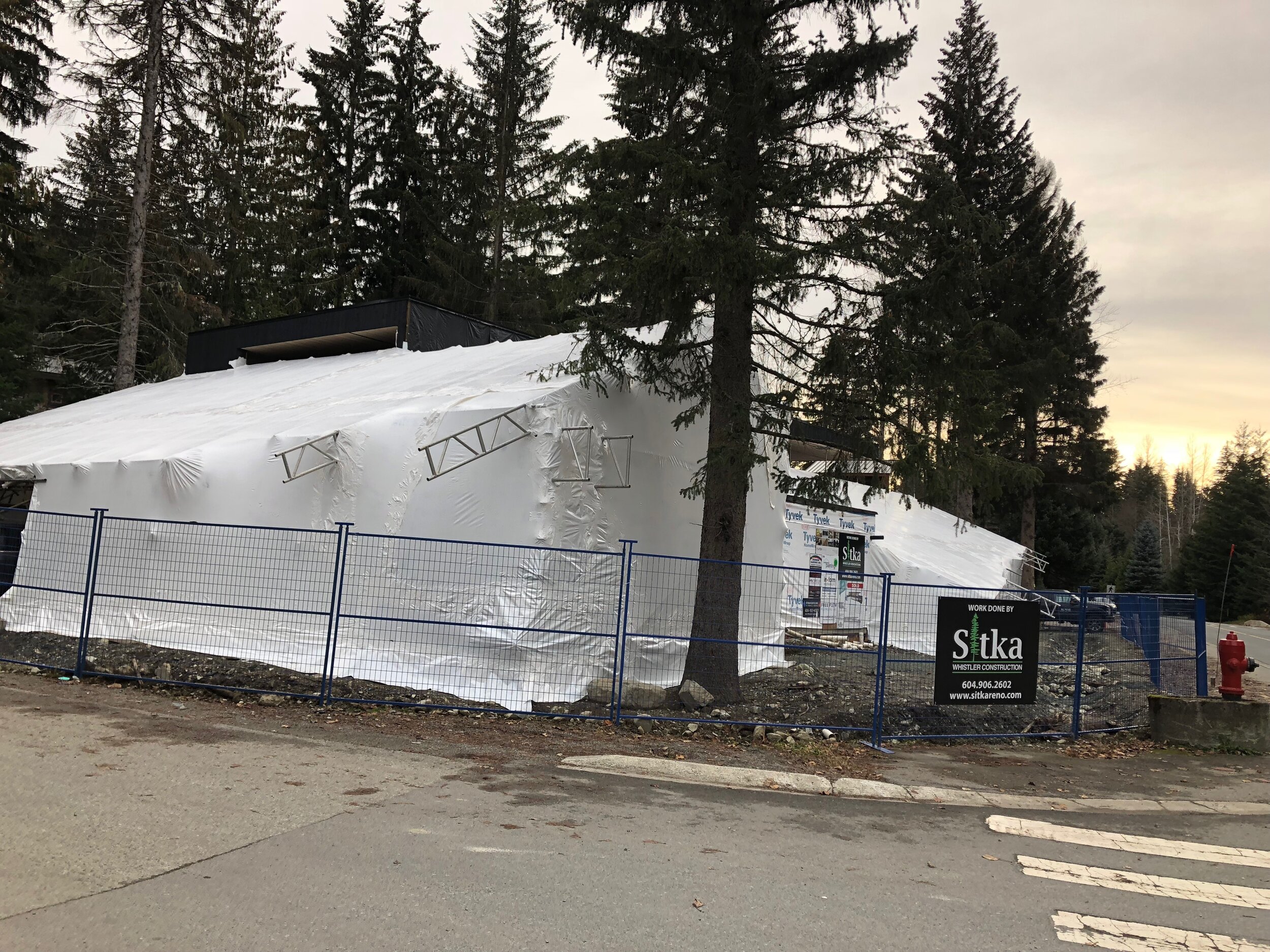 Temporary Roof & Shrinkwrap — Alpine Scaffolding Ltd