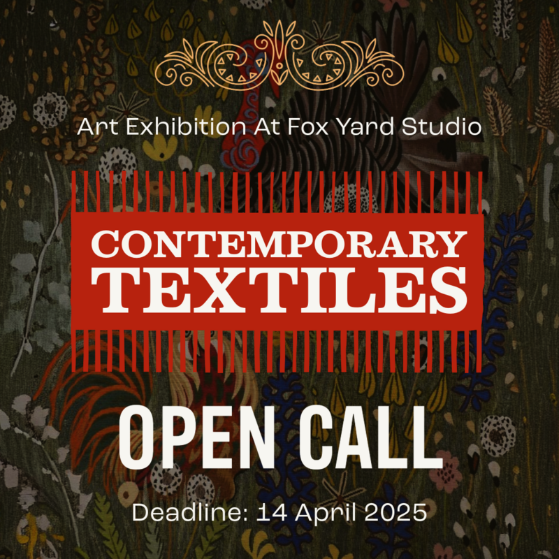 Open Calls — Fox Yard Studio
