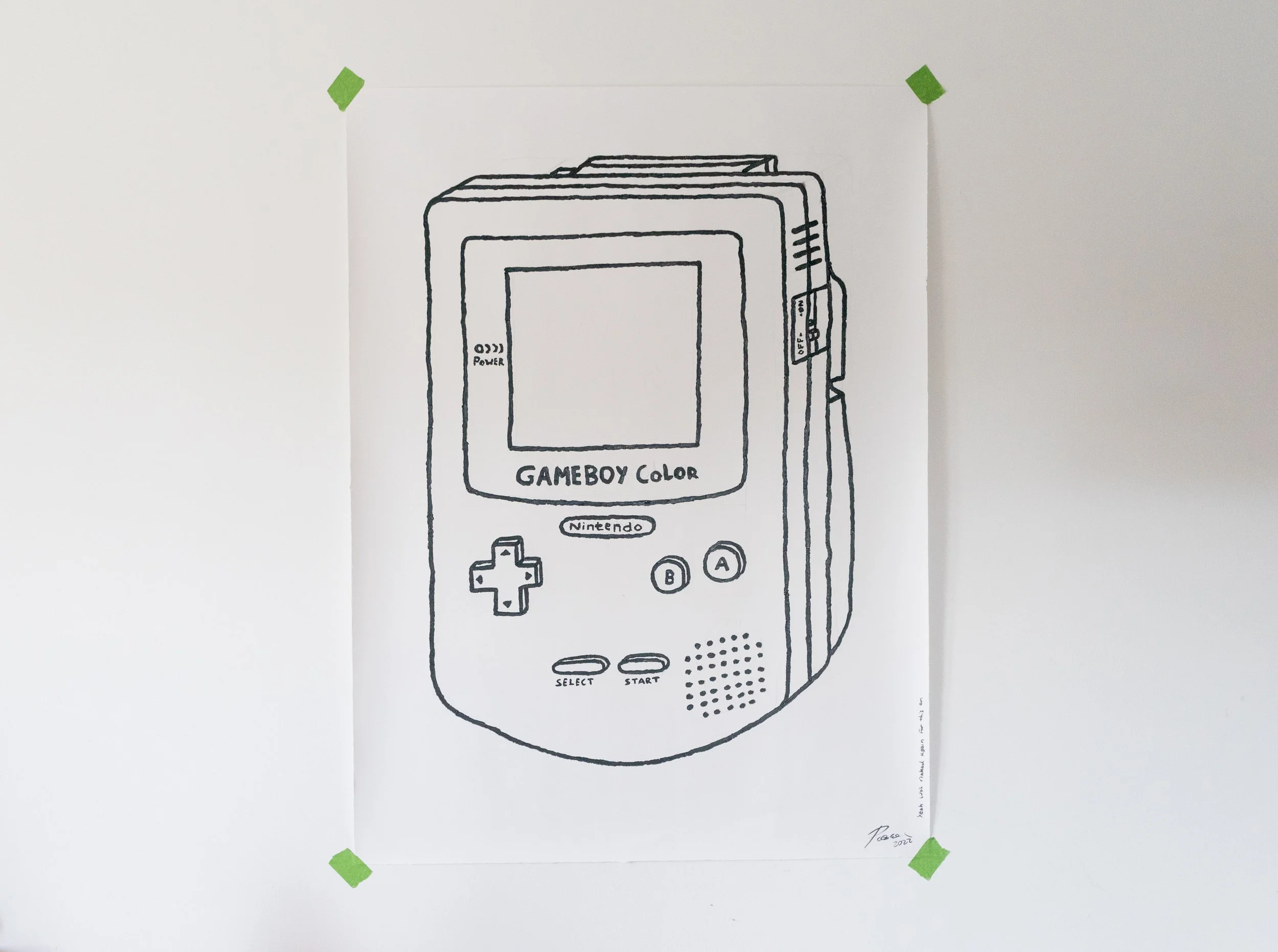 Nintendo Game Pencil Drawings