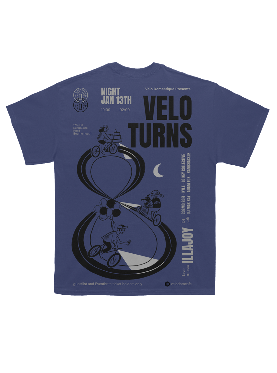 Velo 'On the Bike' Saddle T-Shirt - Black Long sleeve — Velo Domestique