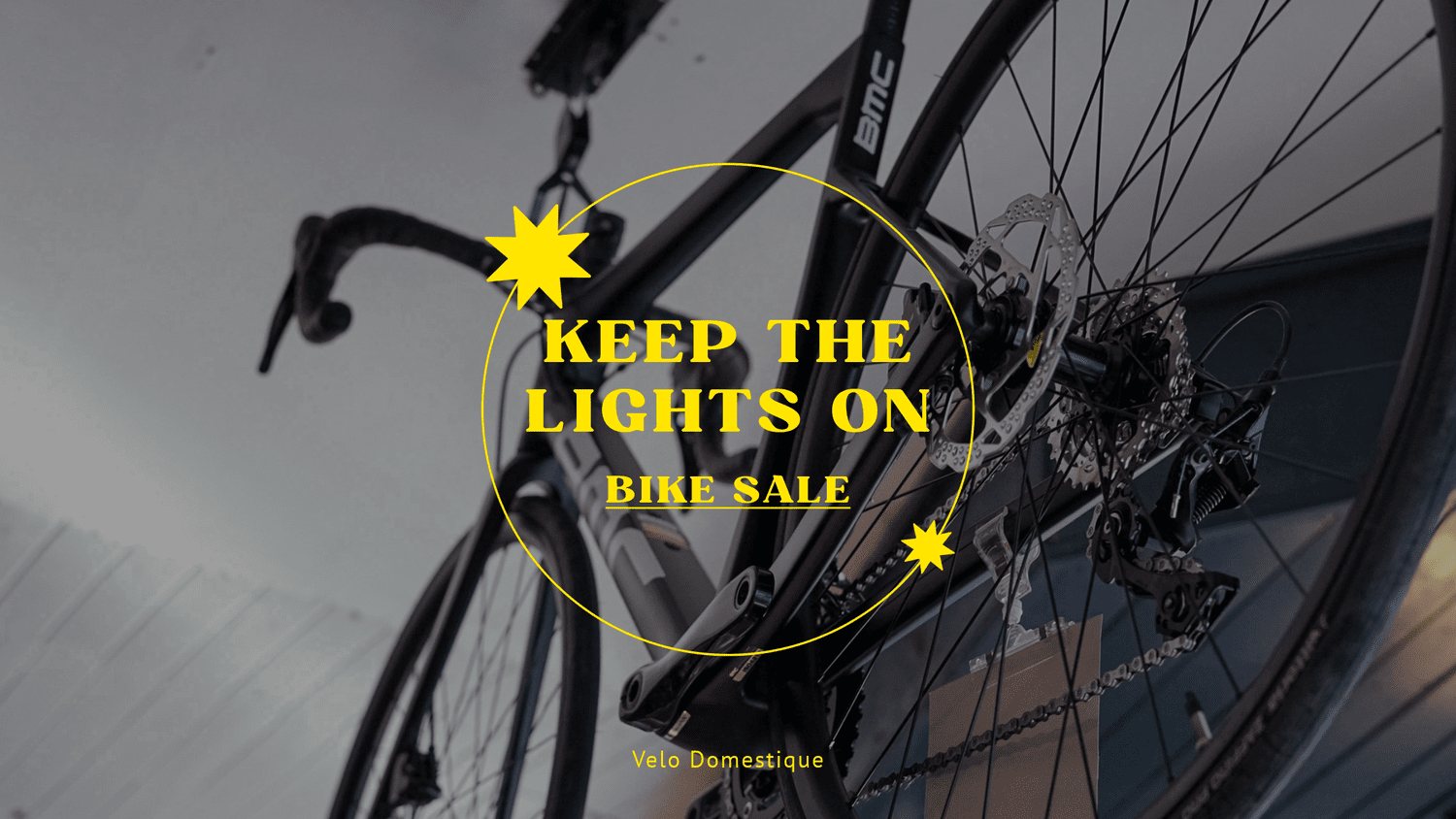 Illuminate Your Ride: 'Keep The Lights On' Bicycle Sale — Velo Domestique