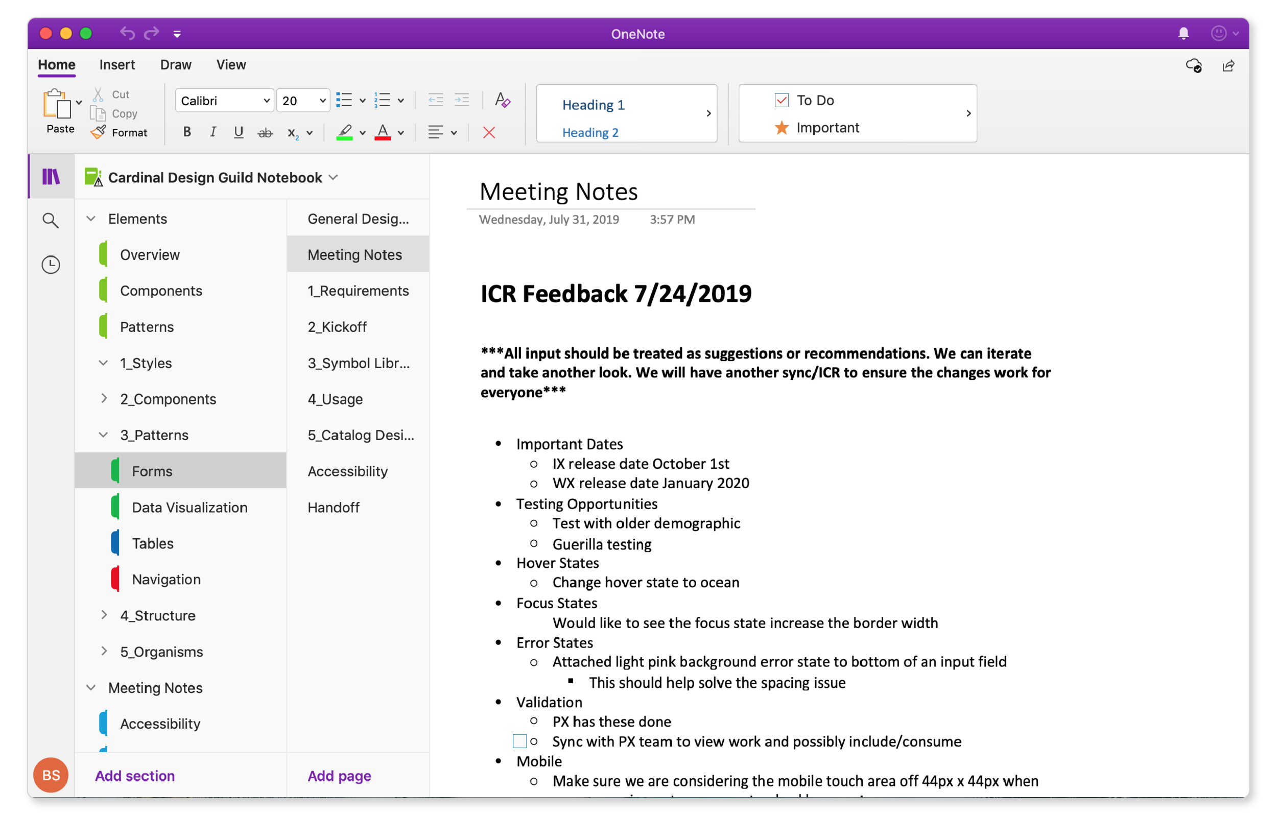 Cardinal Design System — Stephanie Bitler: Design