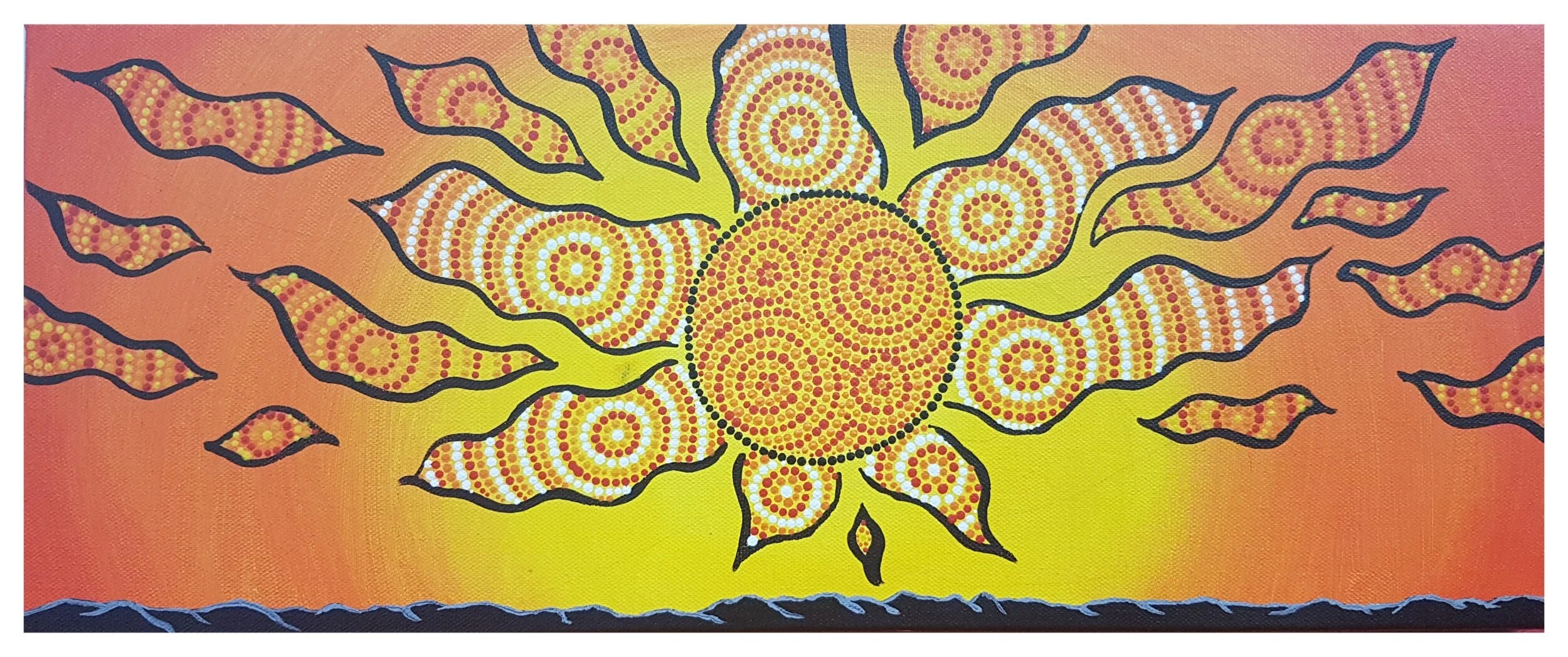 Aboriginal Art Sun