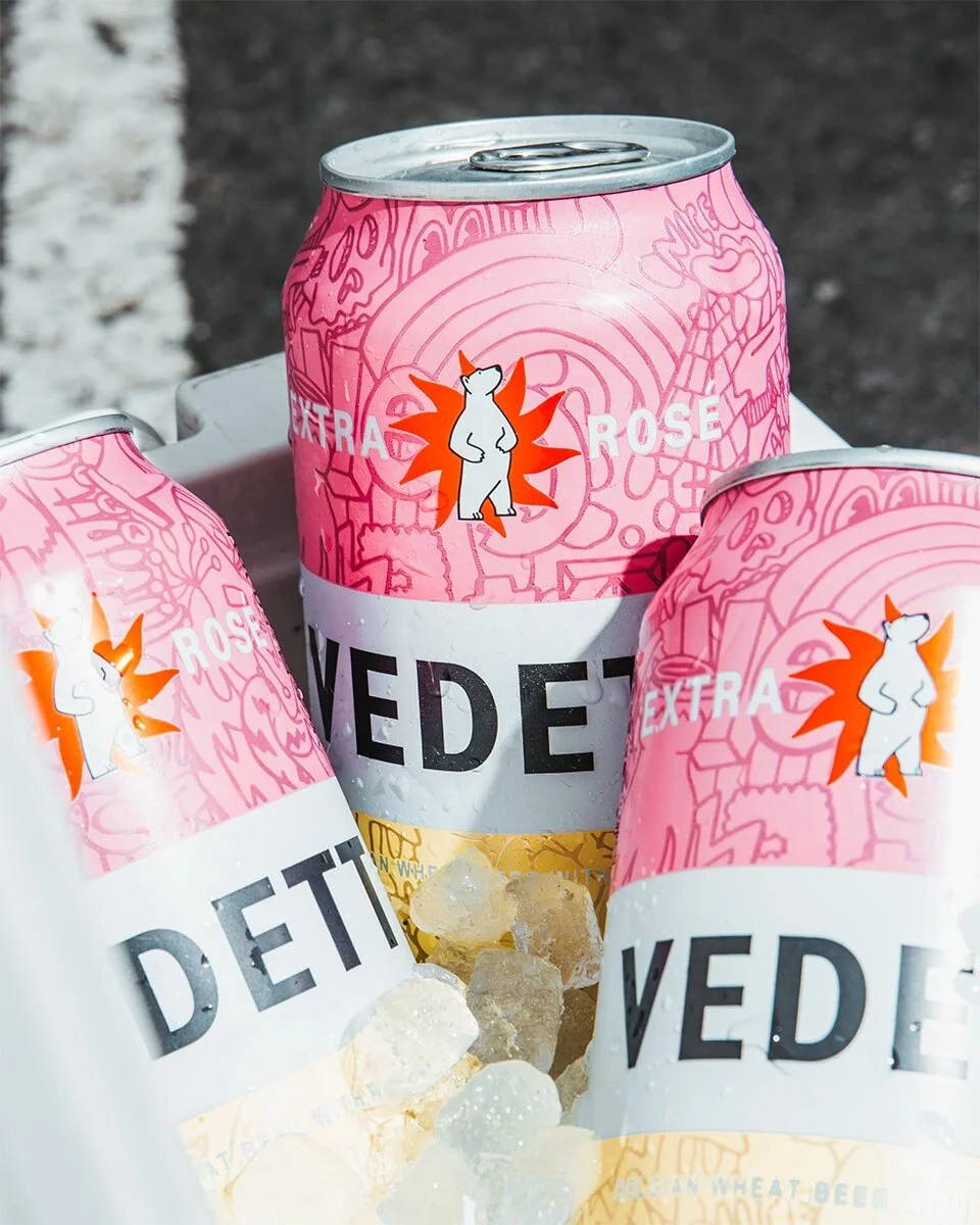 红蓝碰撞，VEDETT罐装白熊玫瑰红啤酒全新上市 — Amazedaily