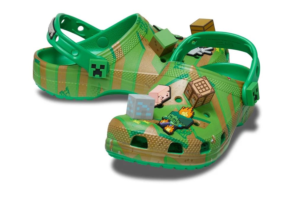 Crocs 携手Minecraft我的世界，推出全新限定系列鞋款 — Amazedaily