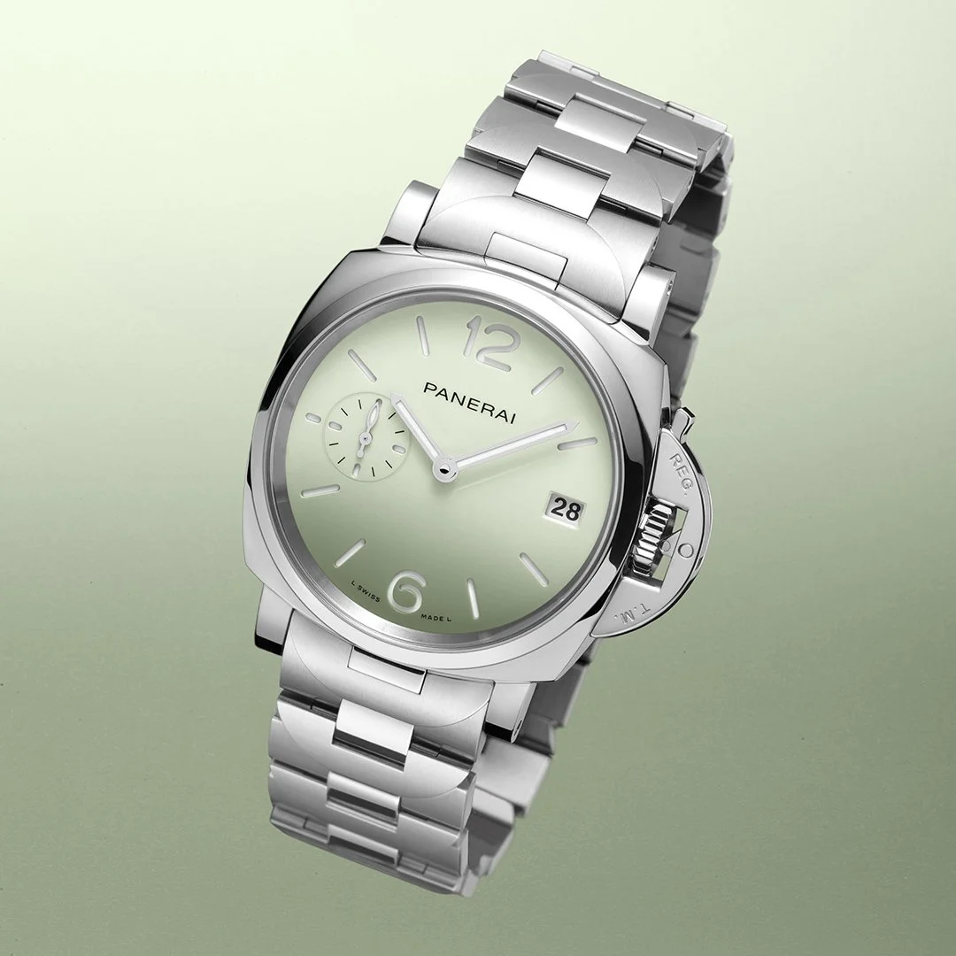 沛纳海携手全球品牌代言人迪丽热巴演绎Luminor Due Pastello 庐米诺杜尔系列浅彩腕表 — Amazedaily