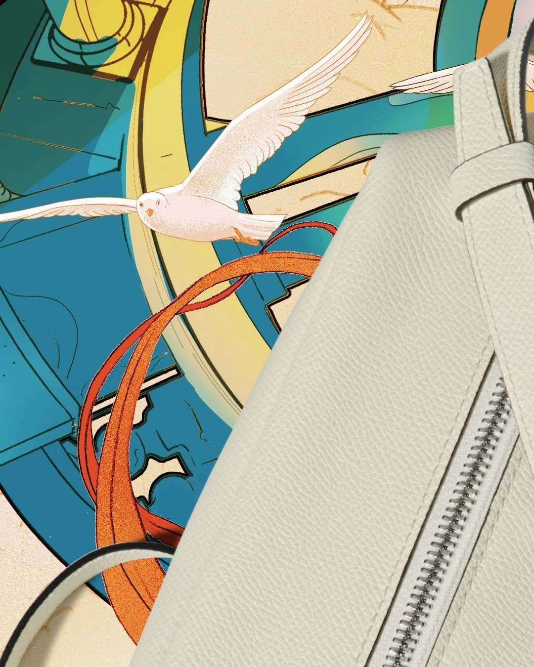 “Valextra，爱的回归线” 第三章，携手插画艺术家江杉诠释手袋美学 — Amazedaily