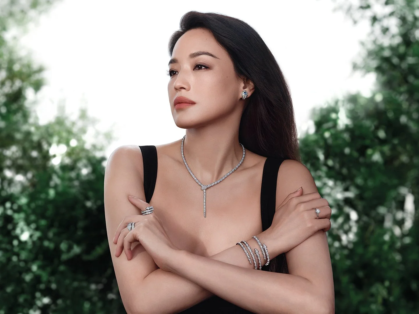 舒淇优雅亮相BVLGARI宝格丽全新广告大片，魅力演绎Serpenti系列珠宝 — Amazedaily