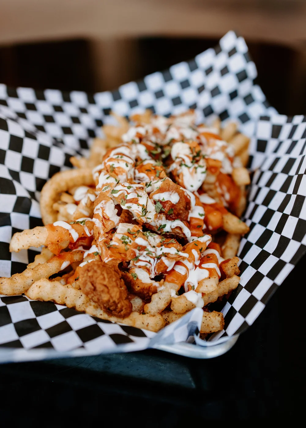 Crinkle's Loaded Fries — Nash + Tender