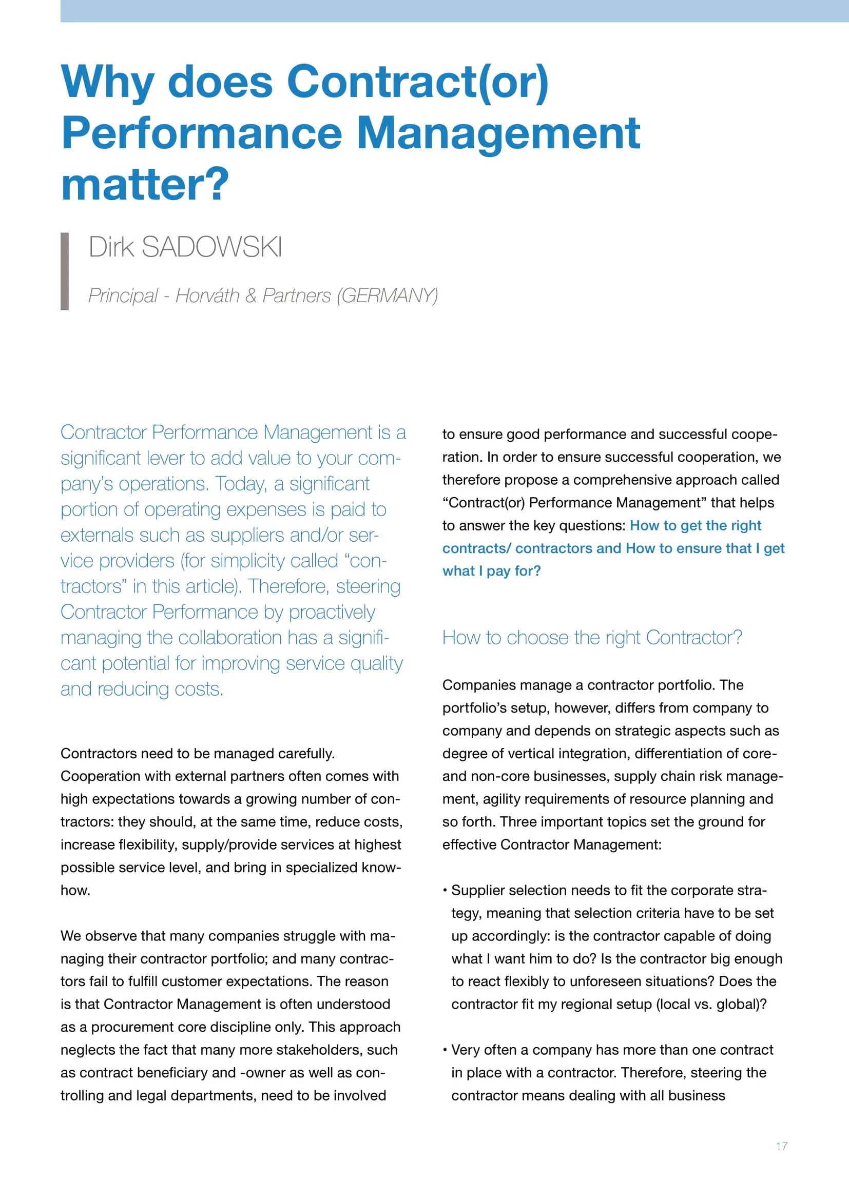 Contractor Management | Cordence Worldwide