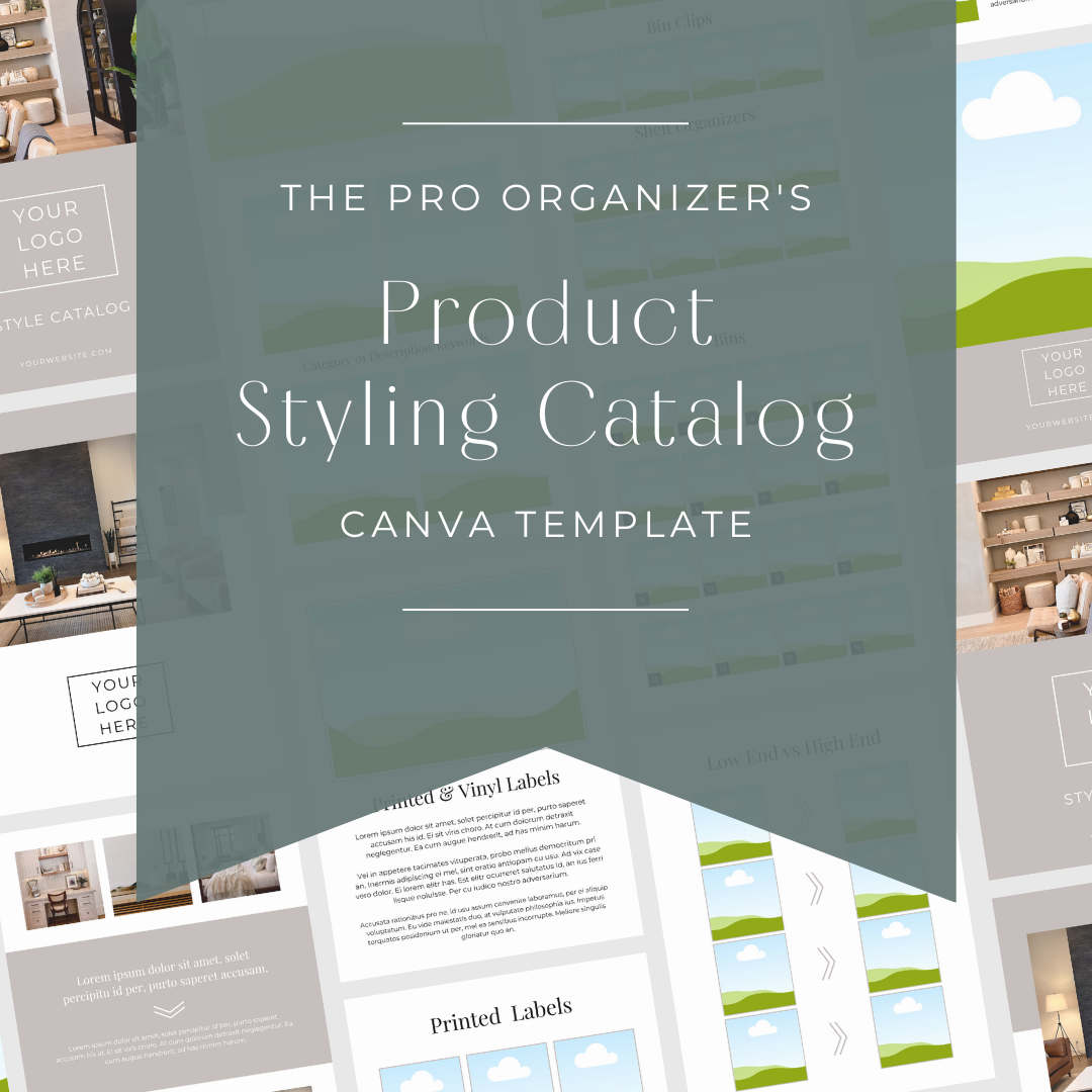 The Pro Organizer’s Product Styling Catalog (Template) — BK Branding Co ...