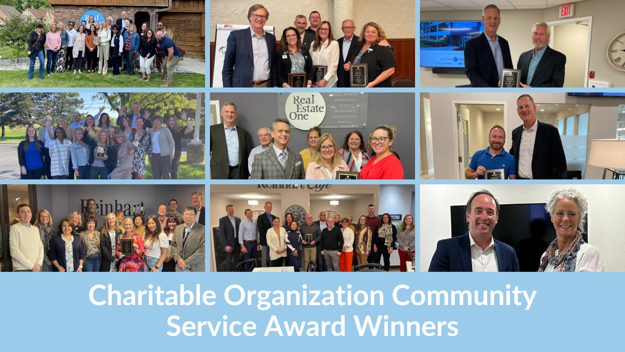 Charitable Organization Community Service Award Winners — reo family