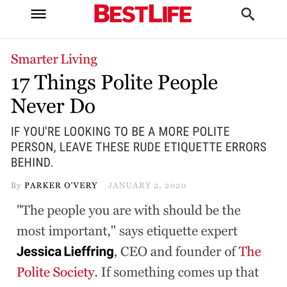 Media & News - The Polite Society