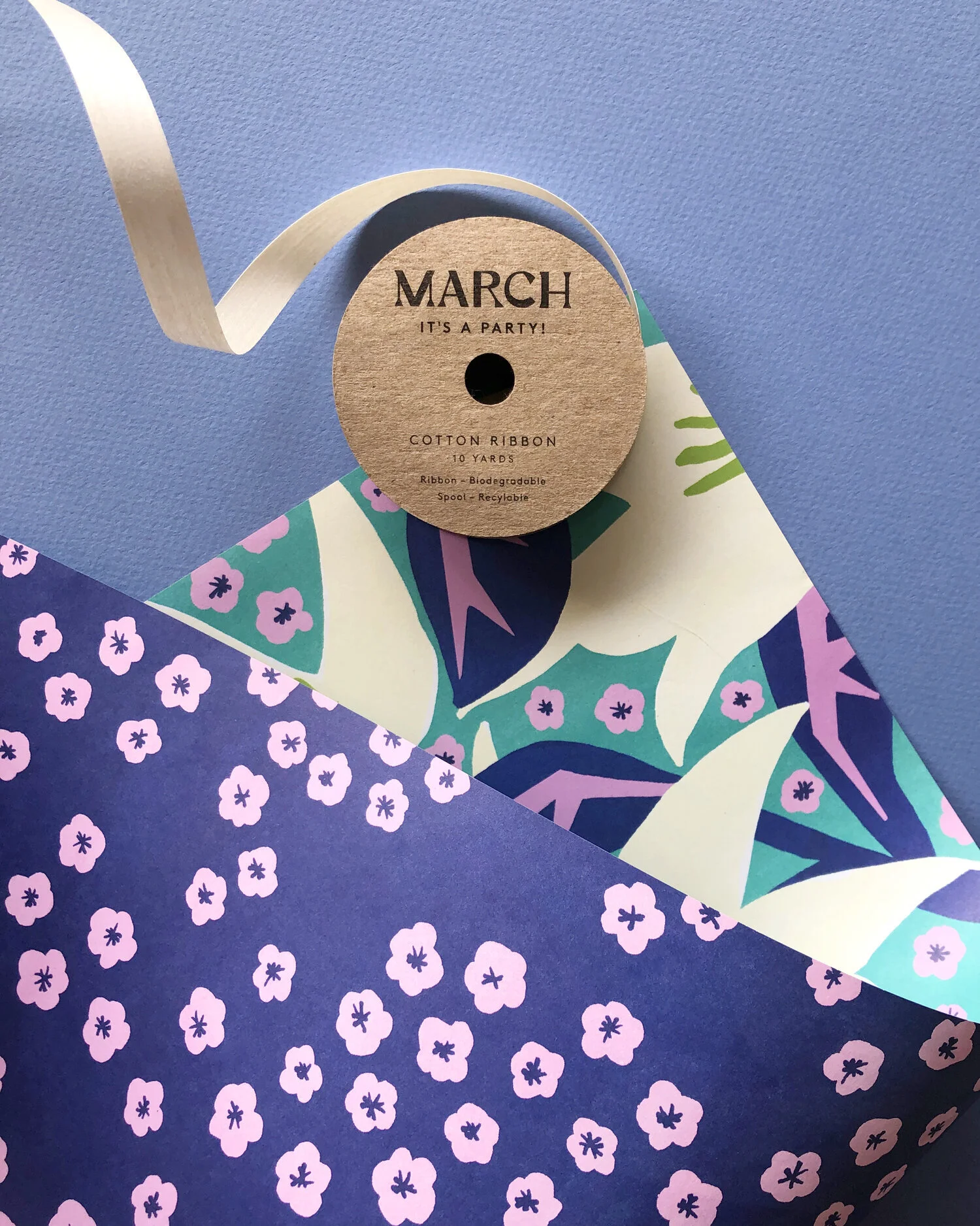 March Party Goods — Sustainable, playful gift wrap
