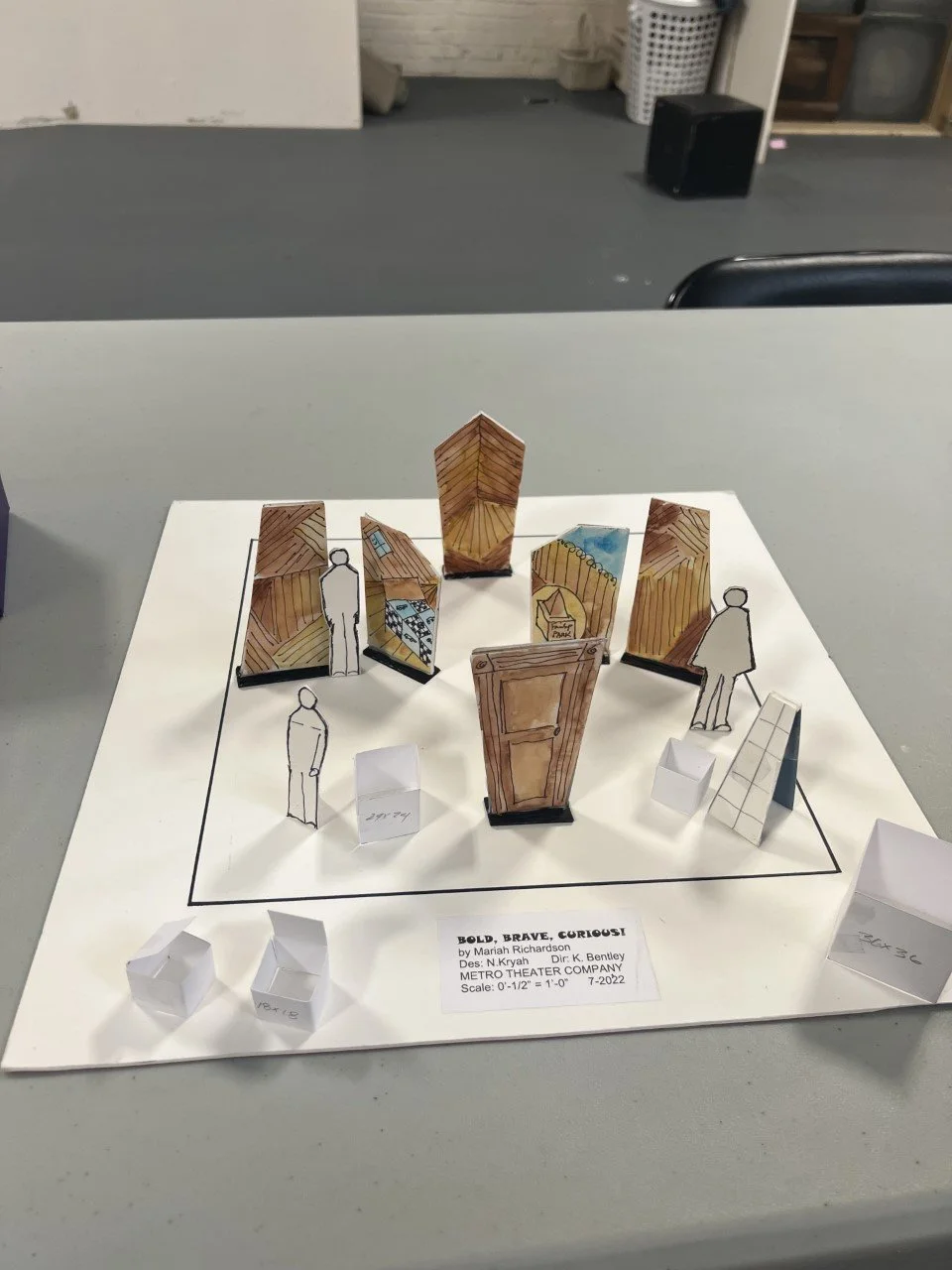 Bold, Brave, Curious! Scenic Design — Metro Theater Company