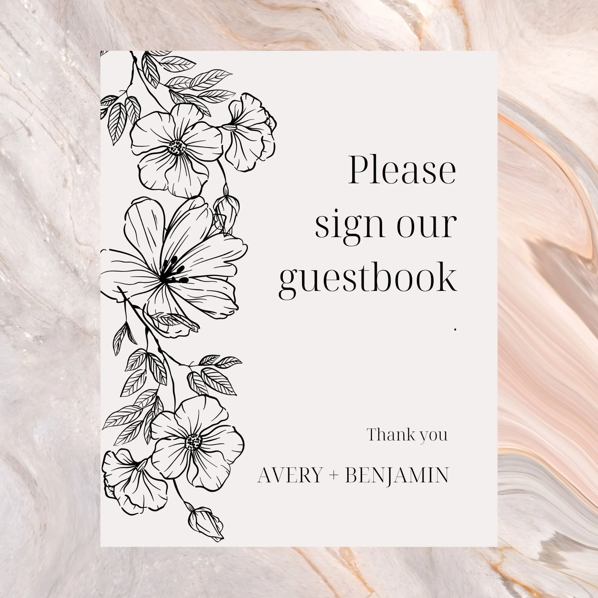 Avery Stationery Collection — Wedding Flowers, Styling and Stationery