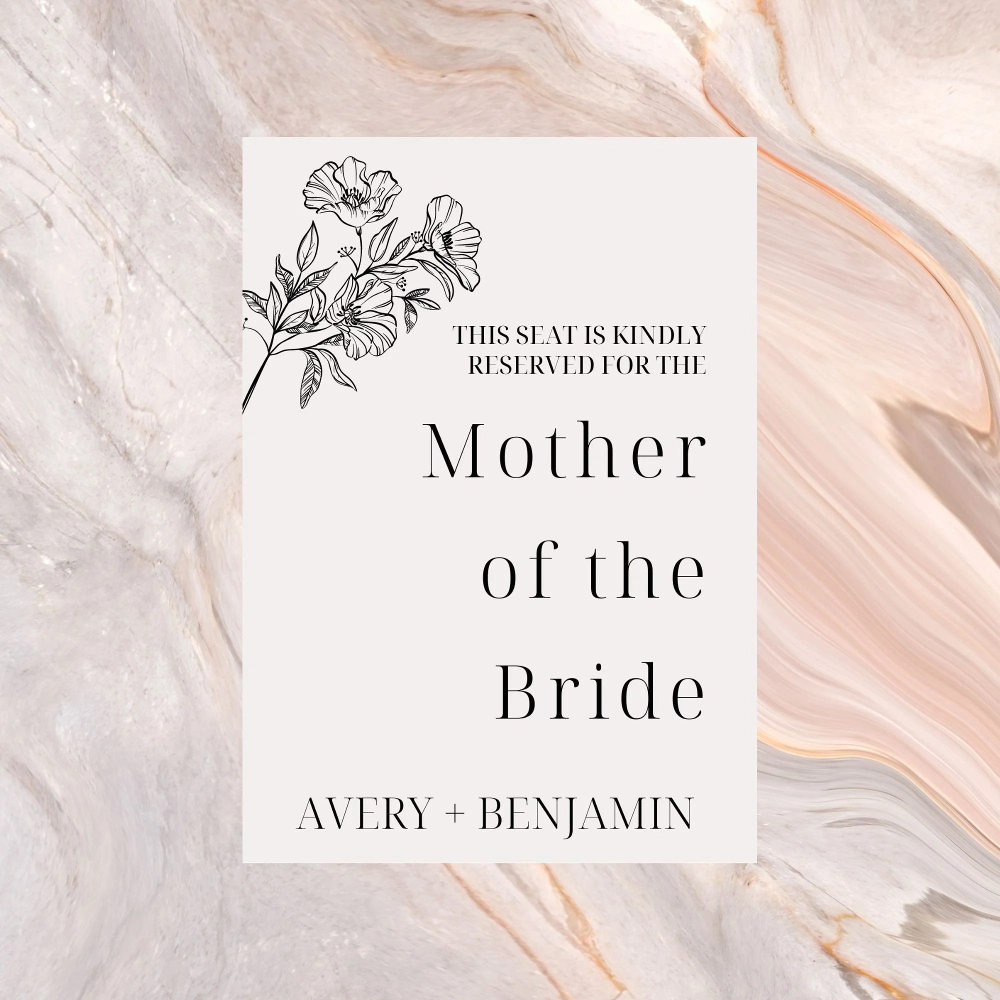 Avery Stationery Collection — Wedding Flowers, Styling and Stationery