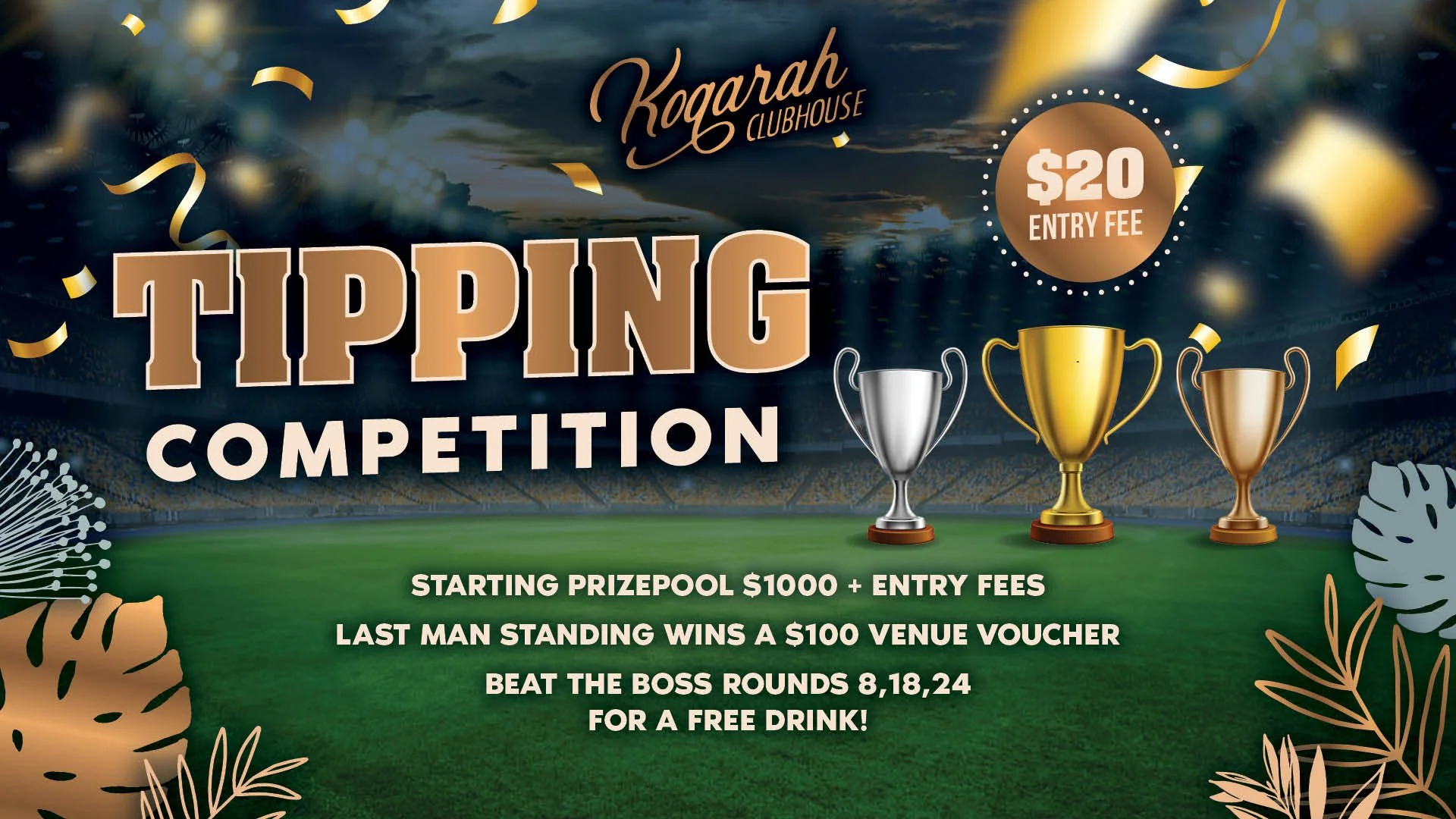 Footy Tipping — Kogarah Clubhouse