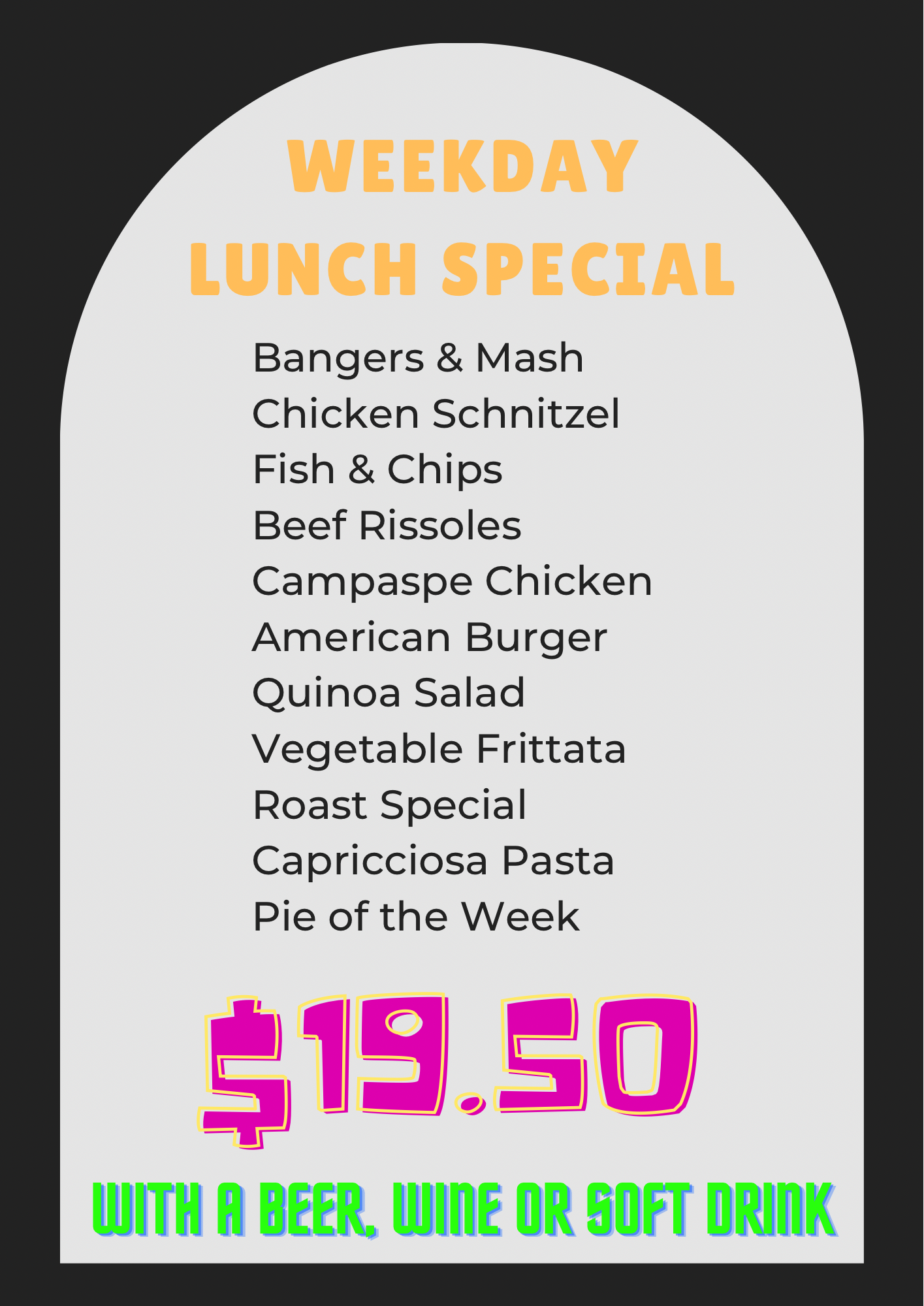 What’s On — Axedale Tavern