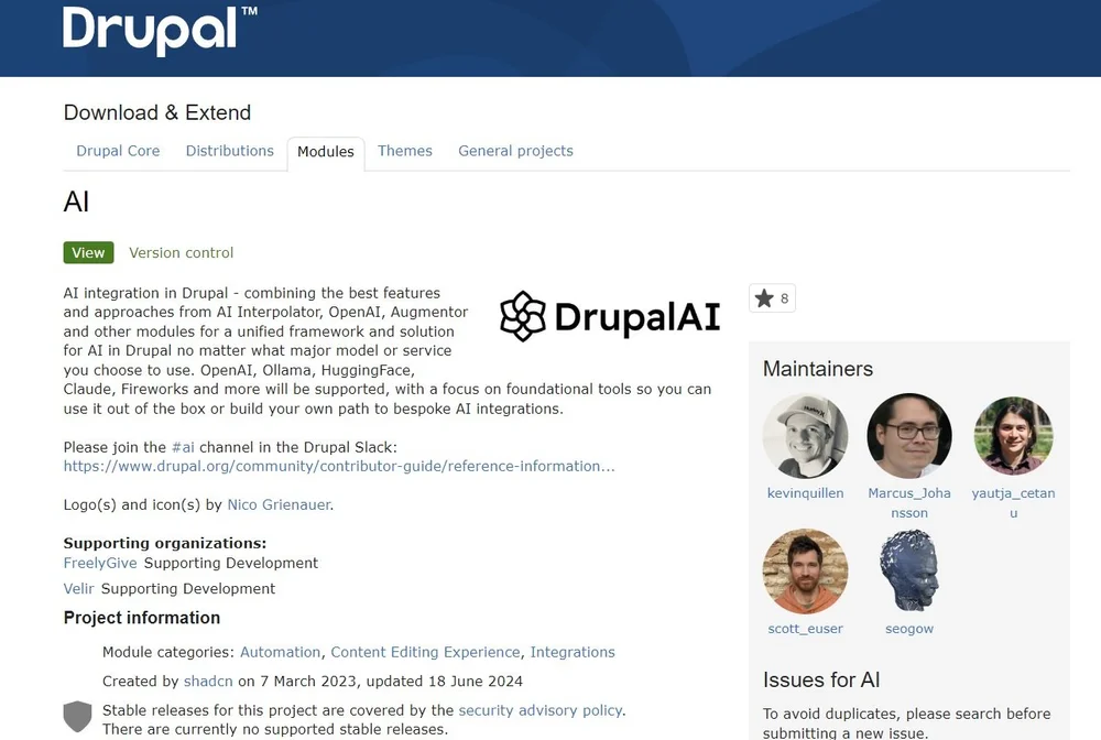 Detailed Introduction to the new Drupal AI module. — FreelyGive: Full Stack Drupal CRM Solutions