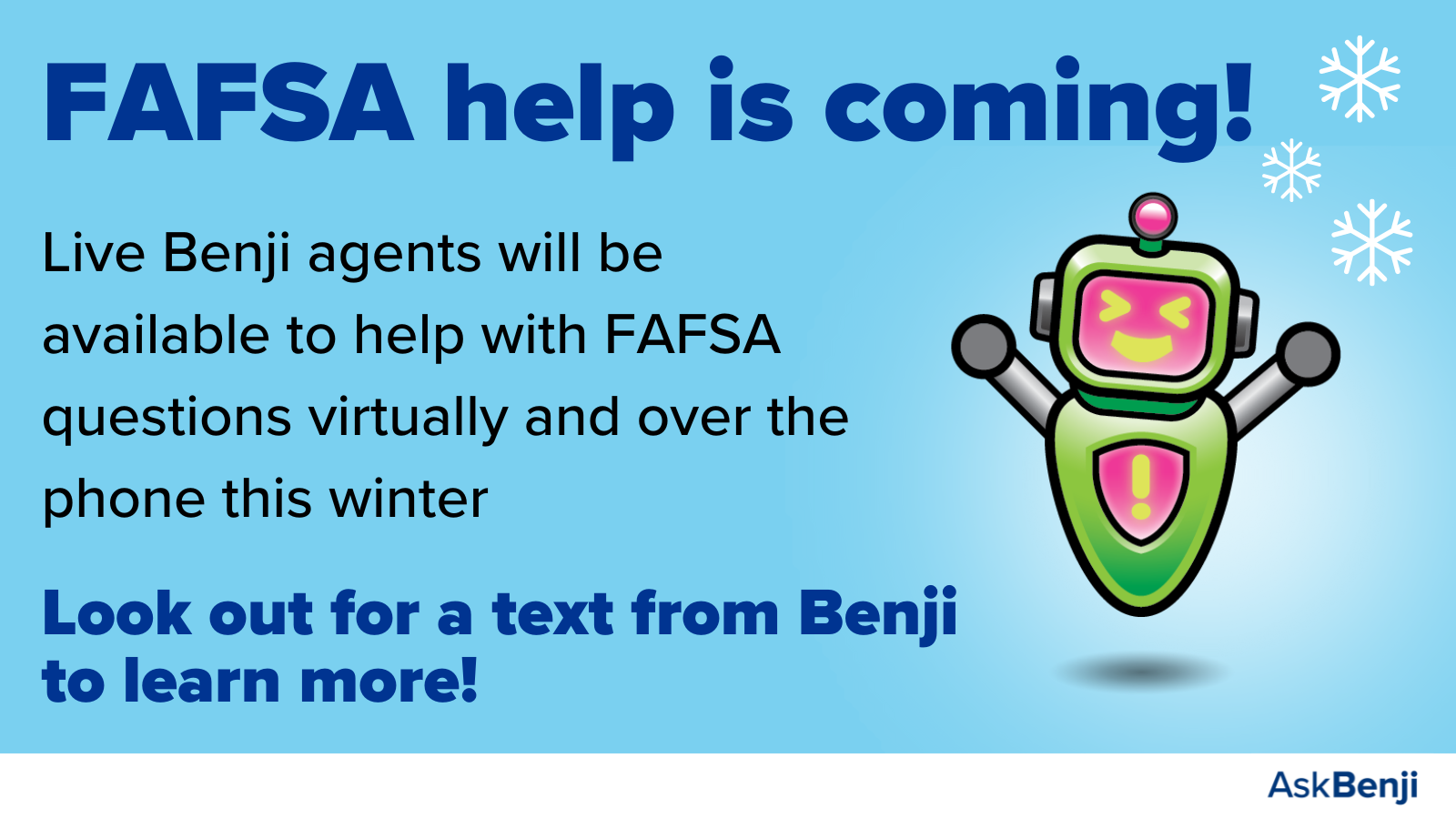 Ask Benji and ABOR Keeping Arizona’s FAFSA Completion Momentum through ...