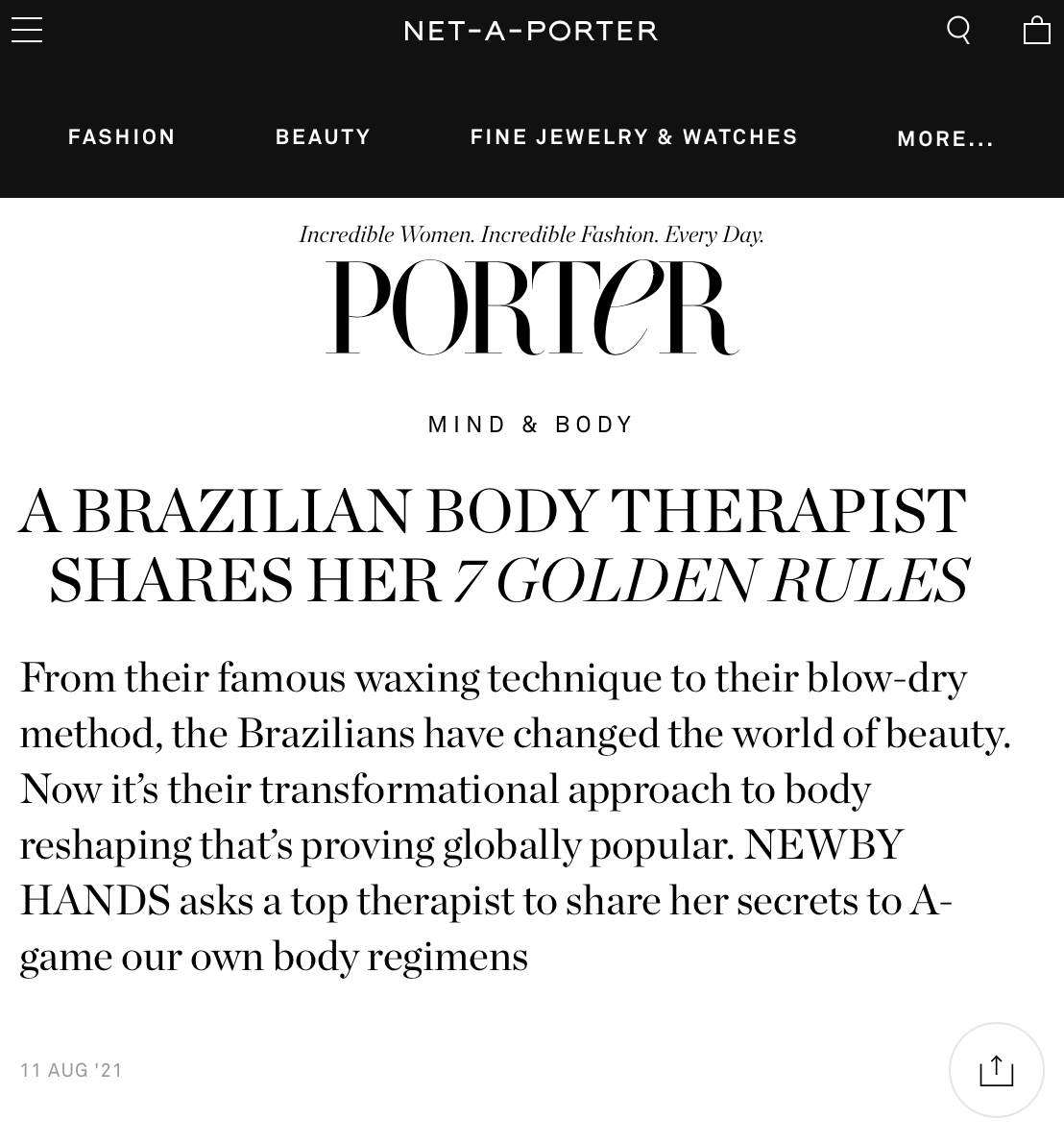 Flavia Morellato - Lymphatic Drainage in London.