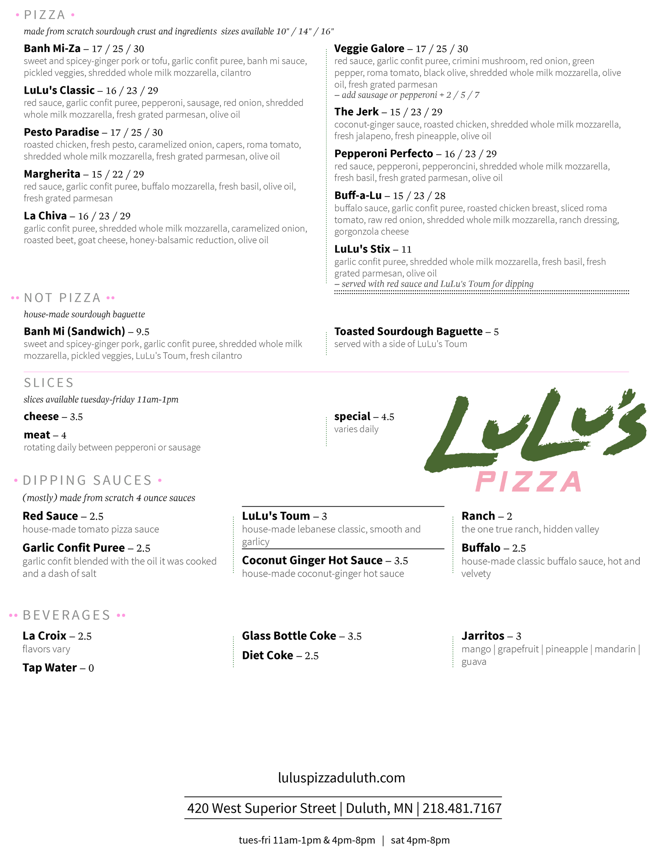 LuLu's Pizza
