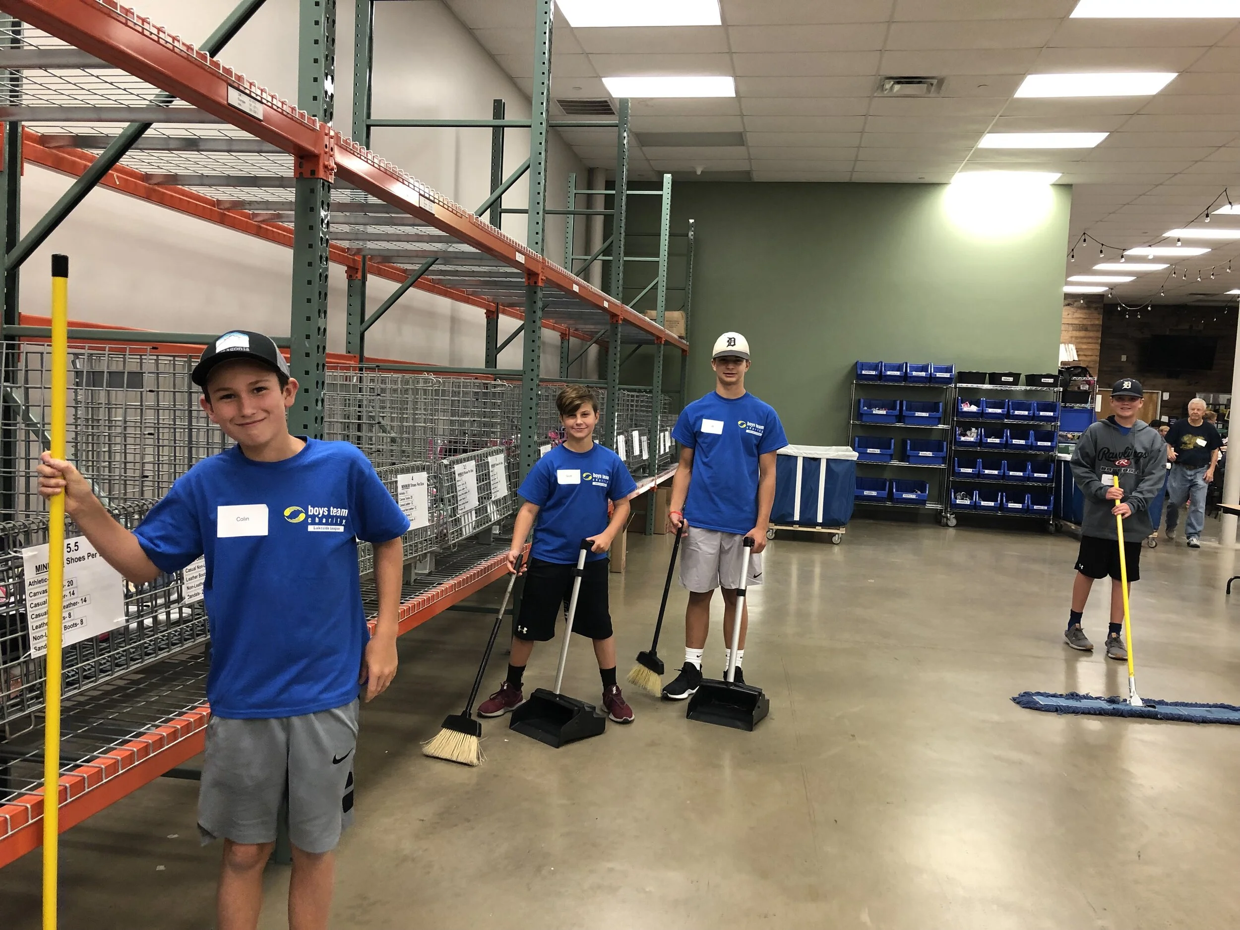 Thank You — boys team charity