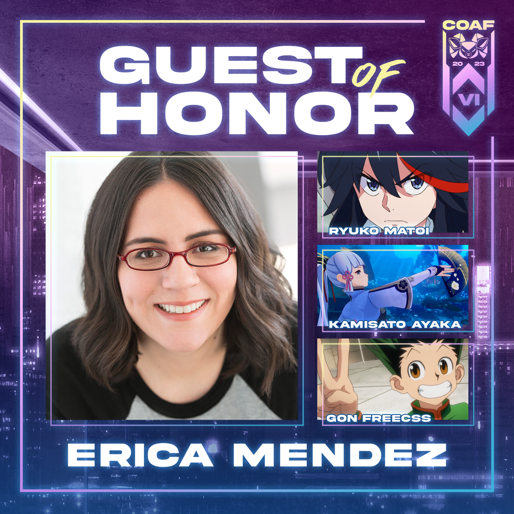 Welcoming Erica Mendez — Colorado Anime Fest