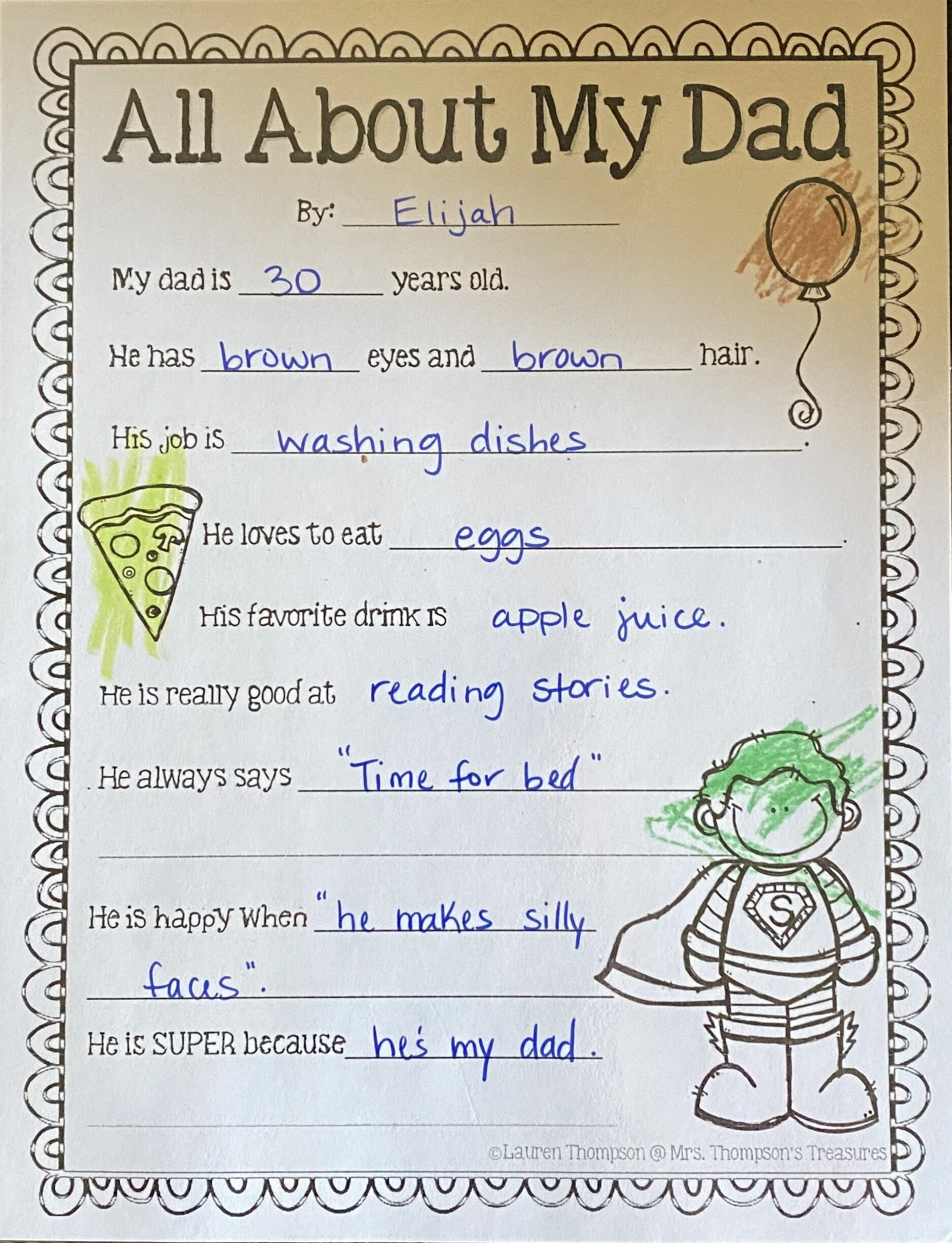 Donuts With Dad Poem