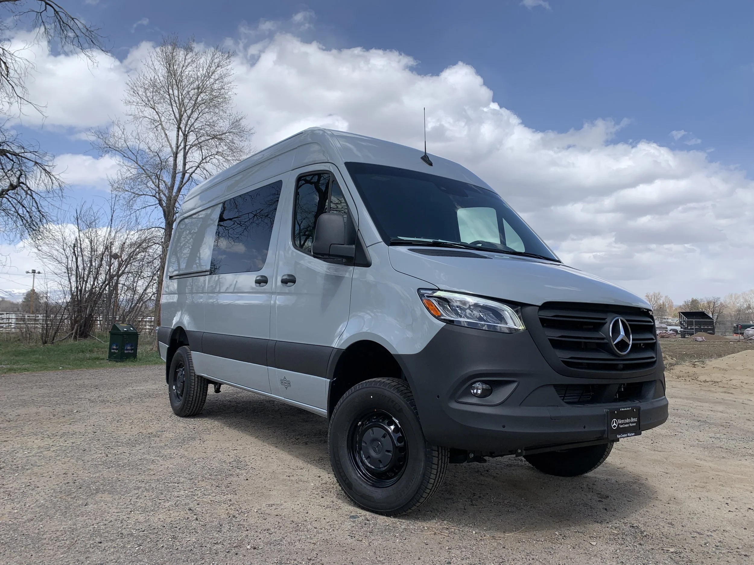 2022 Silver Grey Sprinter — San Juan Vans