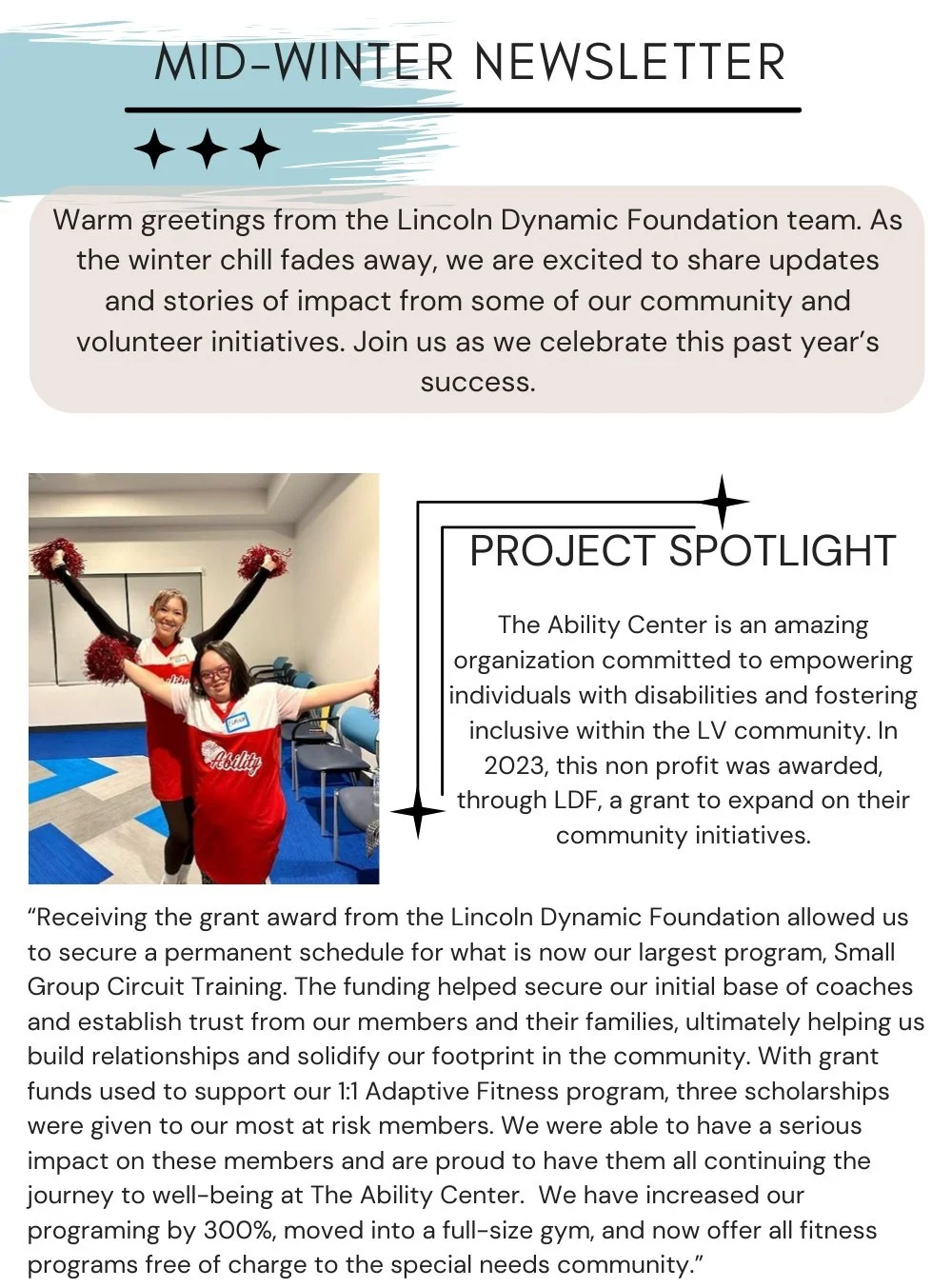 Newsletters | Lincoln Dynamic Foundation