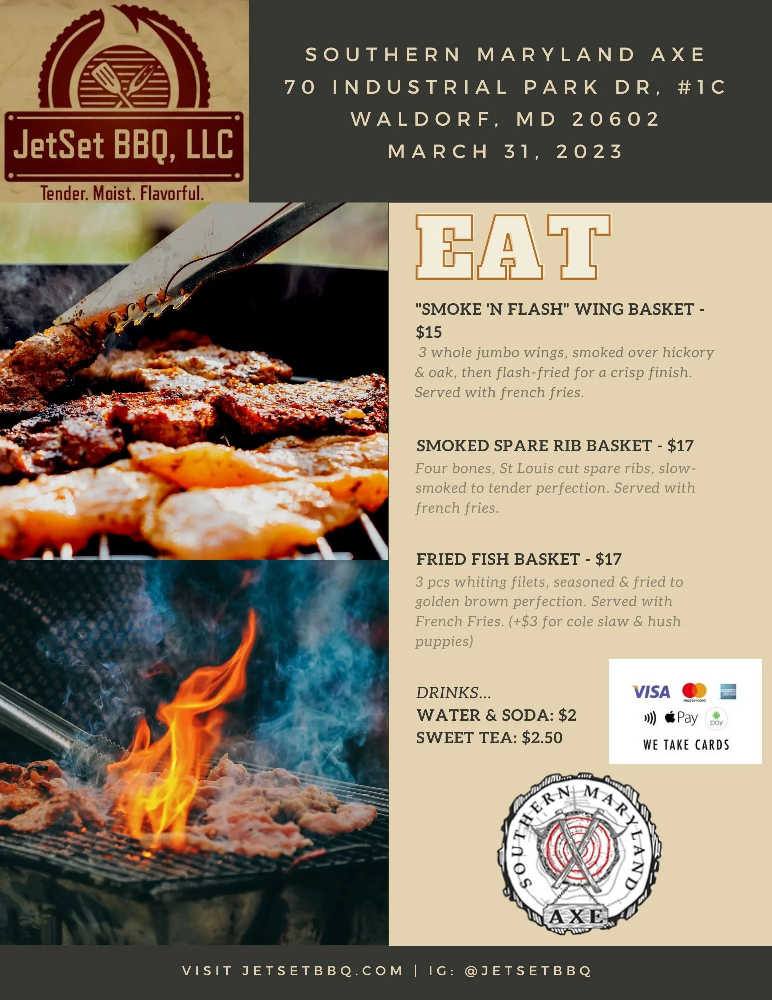 Locations/Events Schedule — JetSet BBQ, llc
