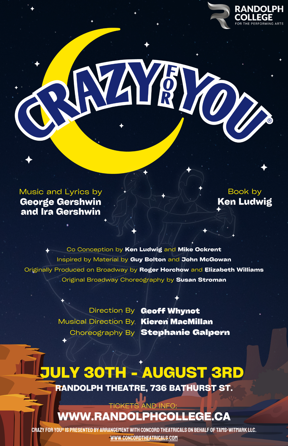 Crazy For You — Randolph College For The Performing Arts