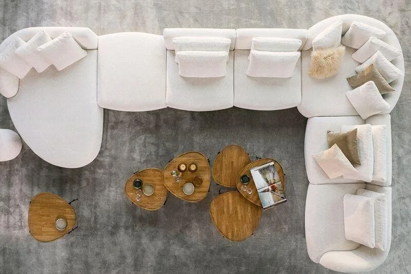 Medusa zetel passe partout. organische zetel met afgeronde vormen. Deze ...