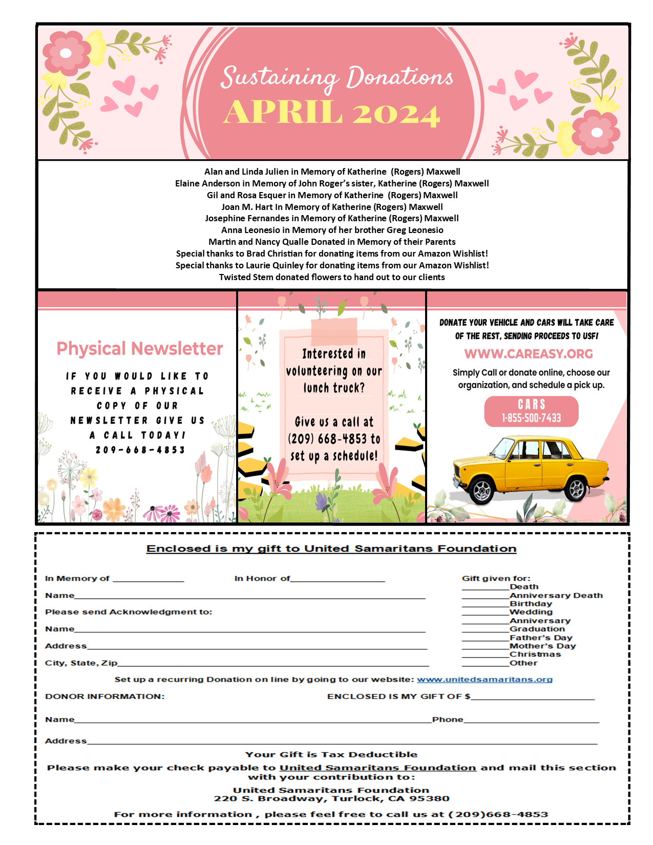 Events — United Samaritans Foundation