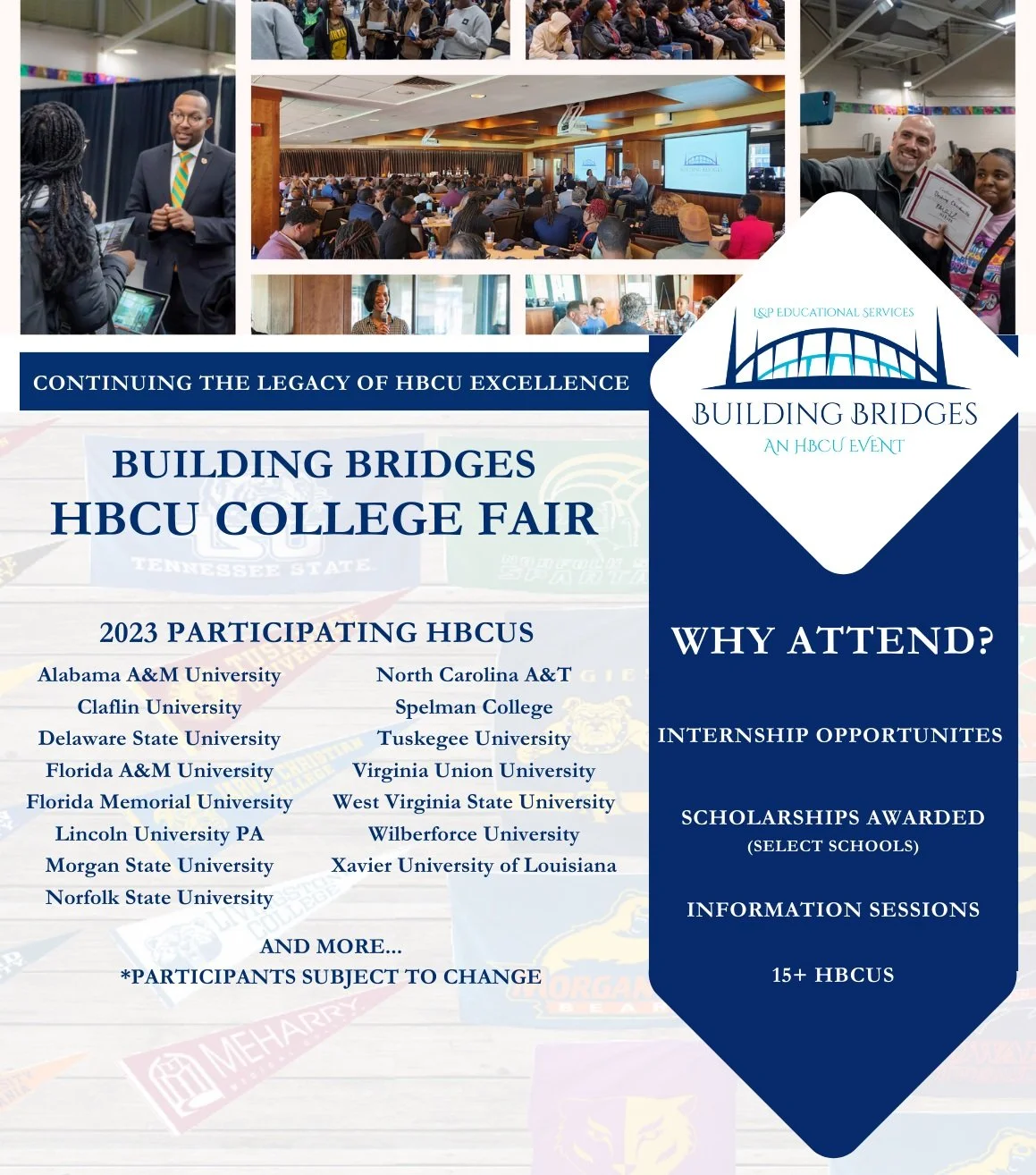 Building Bridges HBCU Event — L&P Educational Services